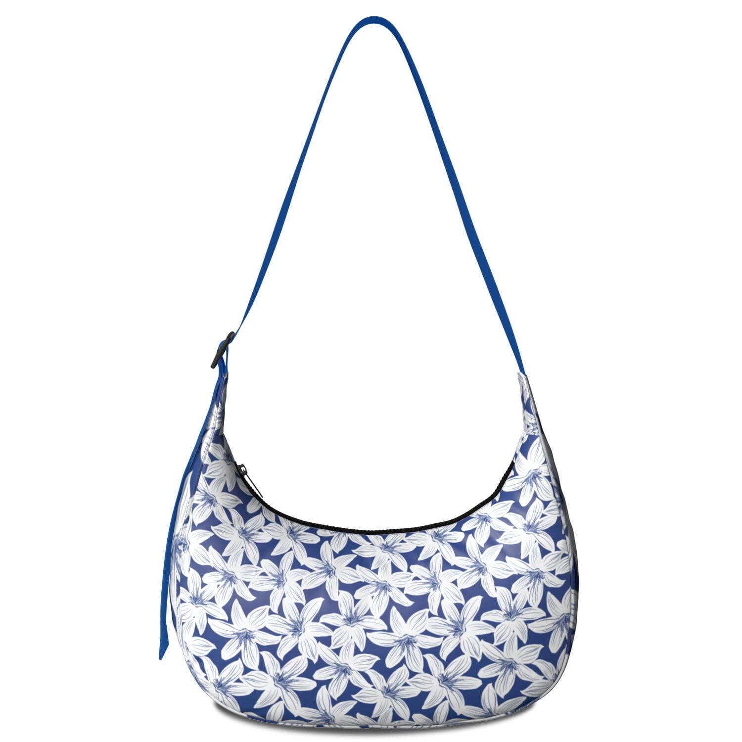 Hawaiian Hibiscus Crossbody Bag for Women Tropical Floral Corduroy ...