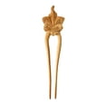 Hawaiian Hibiscus Flower Hand Carved Wood Hair Stick Pick from Hawaii ...