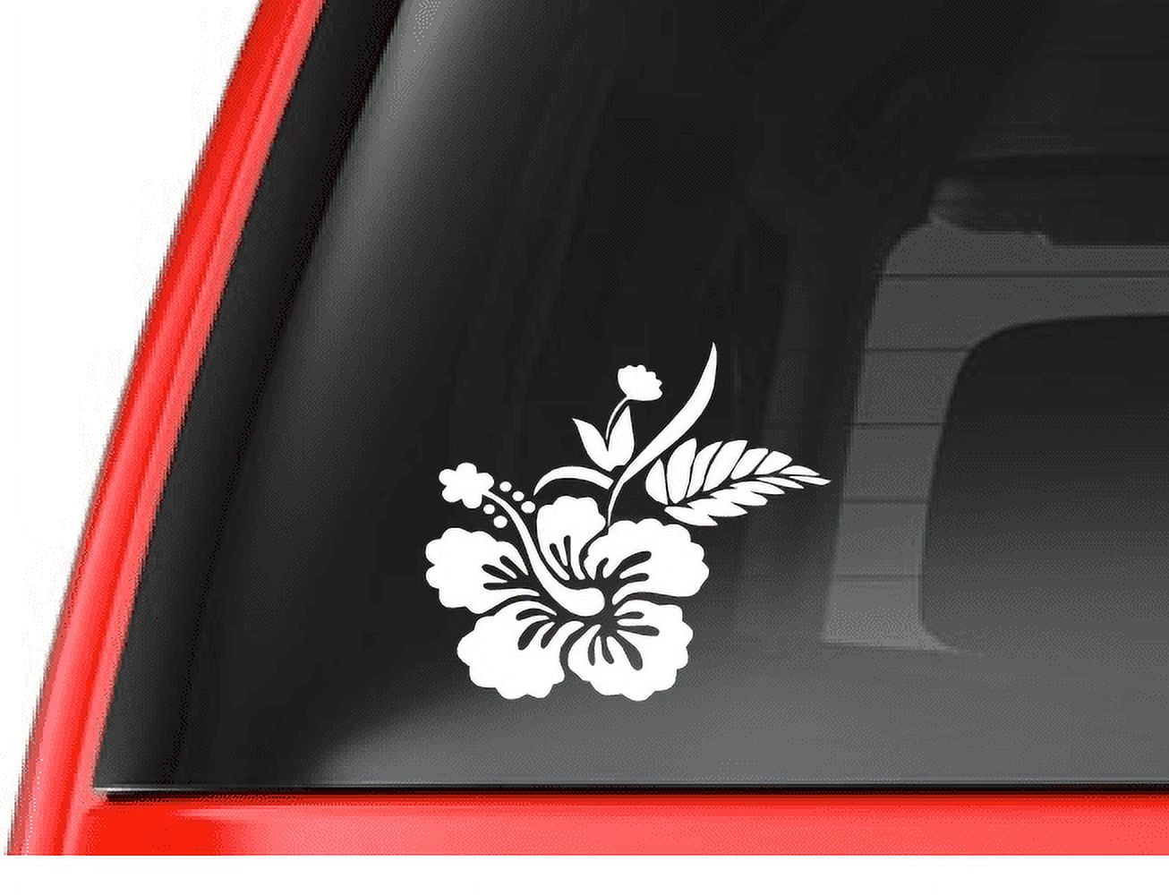 Hawaiian Hibiscus Flower (T6) Vinyl Decal Sticker Car/Truck Laptop ...