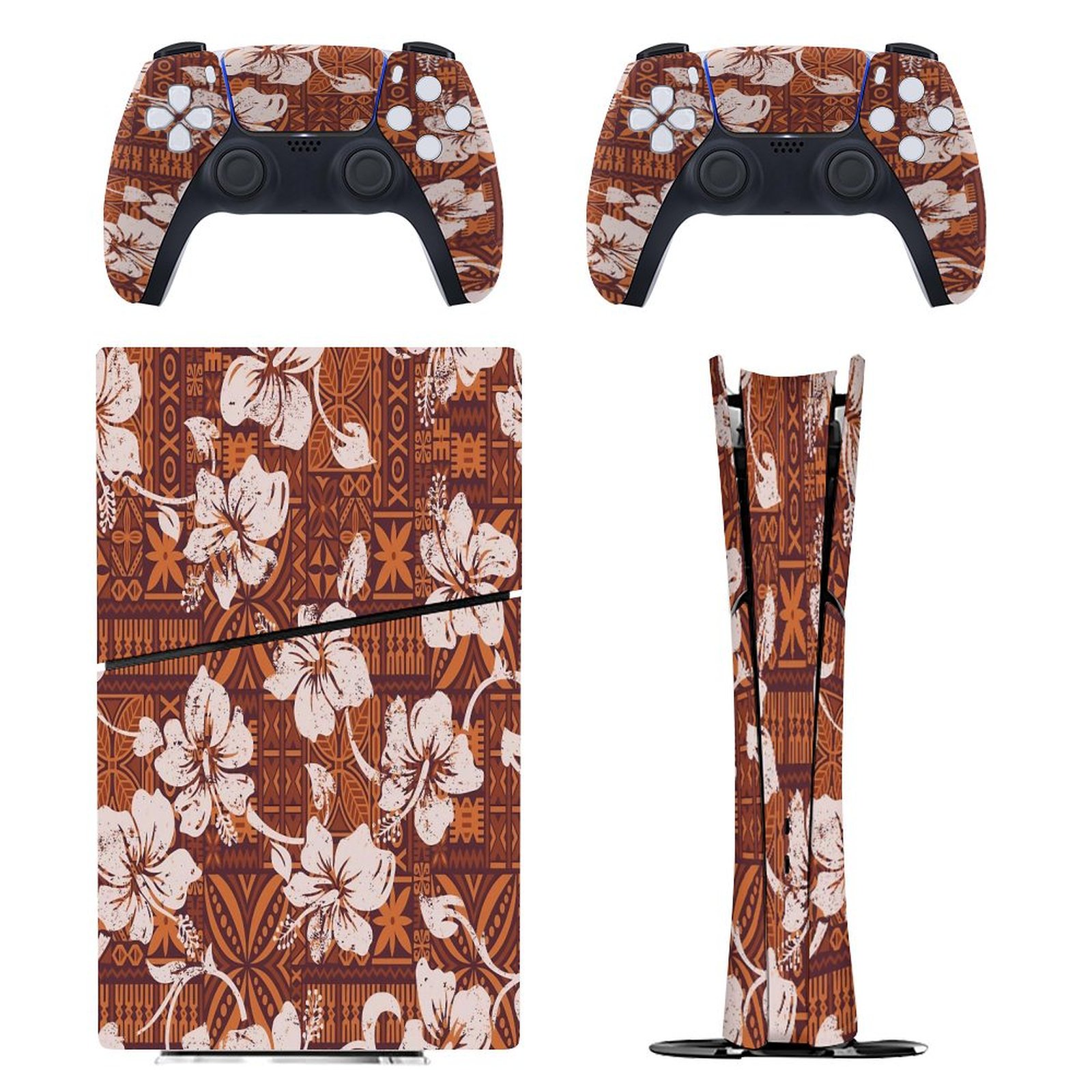 Hawaiian Hibiscus Flowers PS5/PS5 Pro/PS5 Slim Digital Disc Skin ...