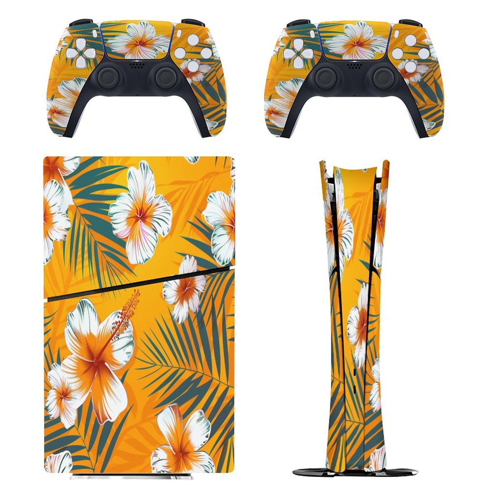 Hawaiian Hibiscus Garden Orange Flowers PS5/PS5 Pro/PS5 Slim Digital ...