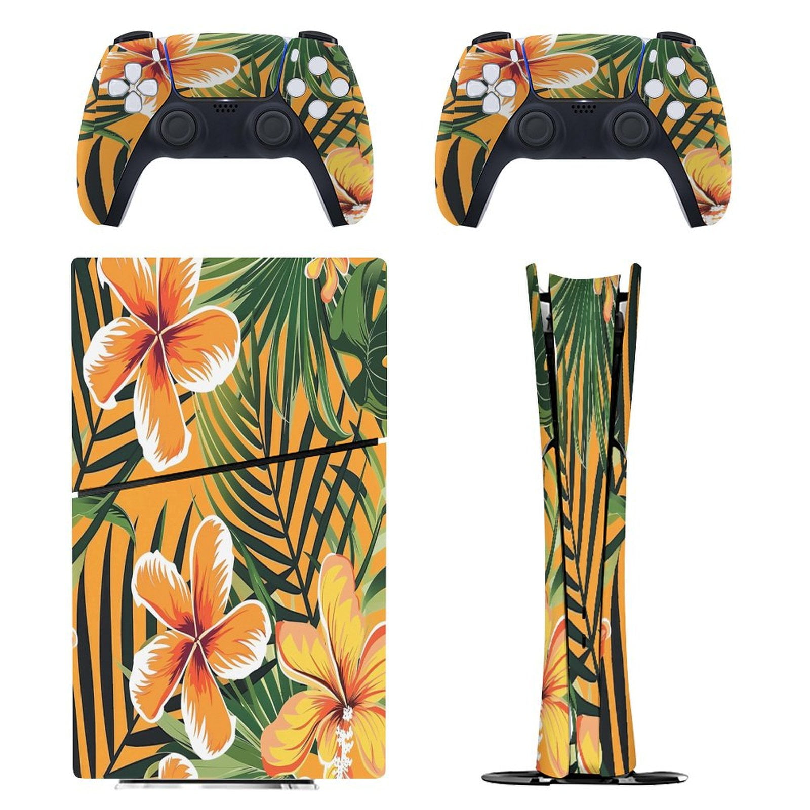 Hawaiian Hibiscus Garden Orange Flowers PS5/PS5 Pro/PS5 Slim Digital ...