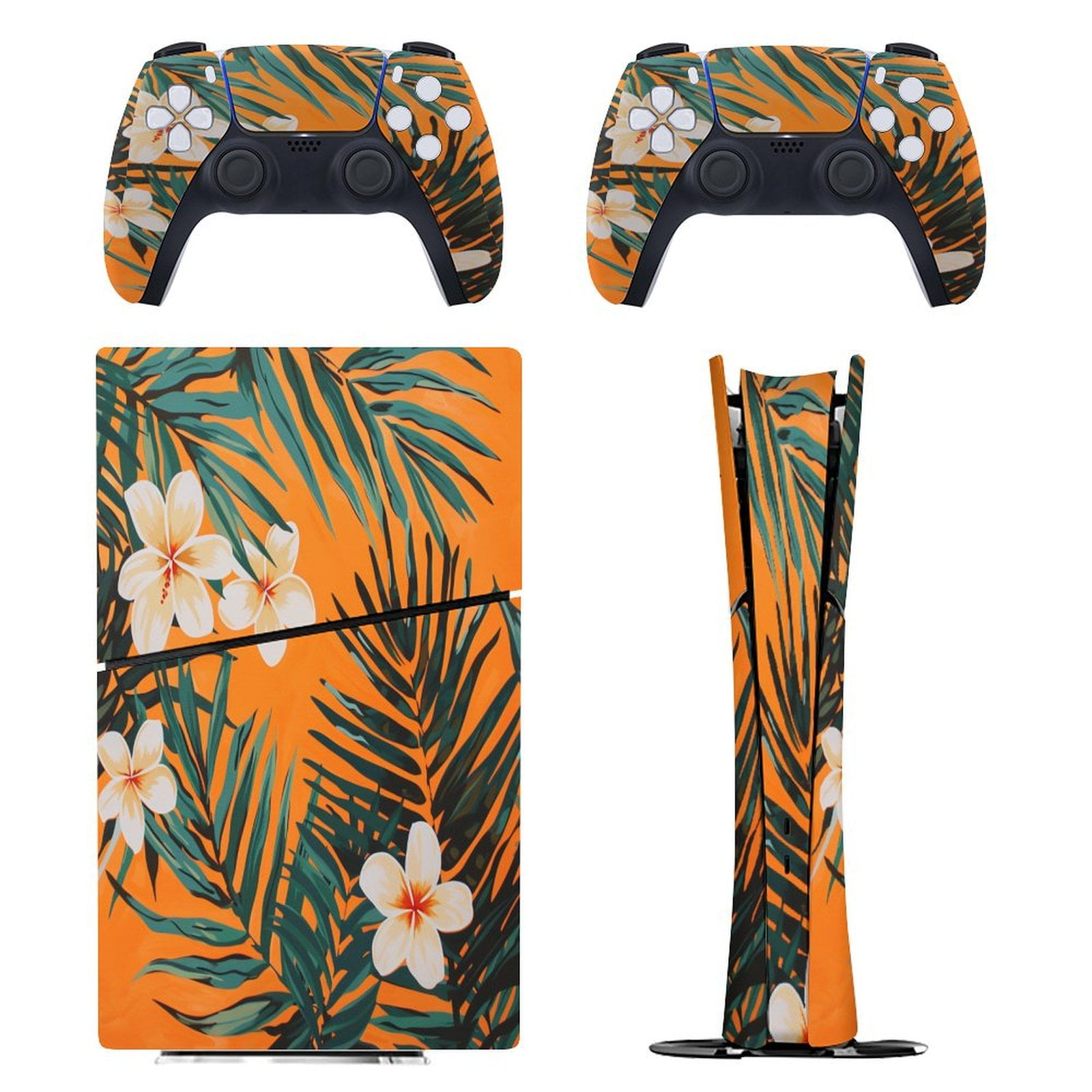 Hawaiian Hibiscus Garden Orange Flowers PS5/PS5 Pro/PS5 Slim Digital ...