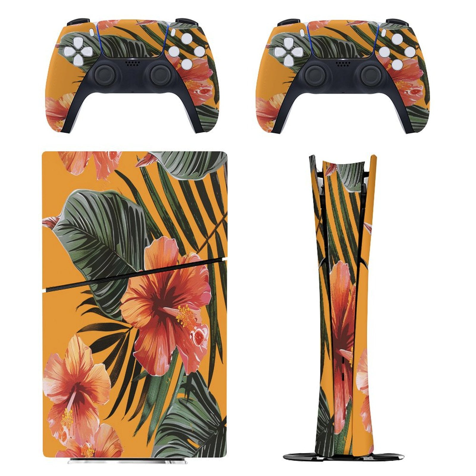 Hawaiian Hibiscus Garden Orange Flowers PS5/PS5 Pro/PS5 Slim Digital ...