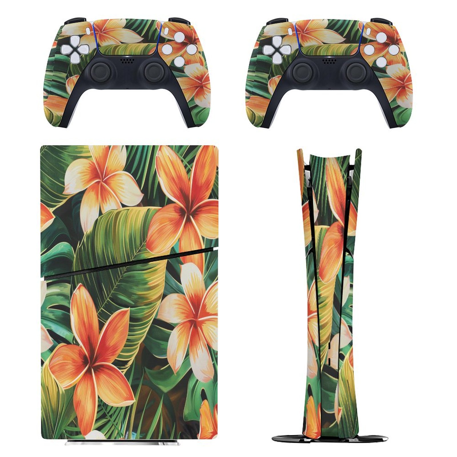 Hawaiian Hibiscus Garden Orange Flowers PS5/PS5 Pro/PS5 Slim Digital ...