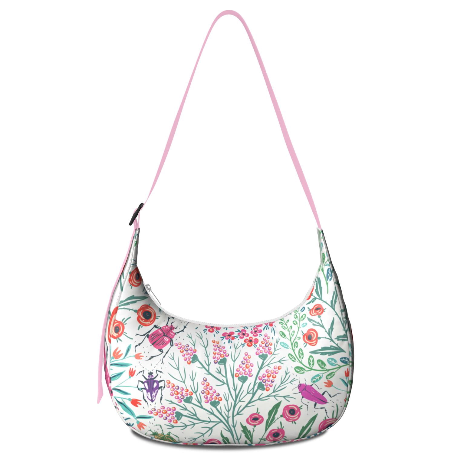 Hawaiian Hibiscus Tropical Floral Crossbody Bag for Women Exotic ...