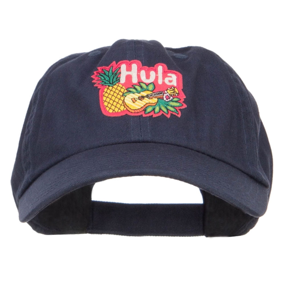 Hawaiian Hula Patched Low Cap - Navy OSFM - Walmart.com