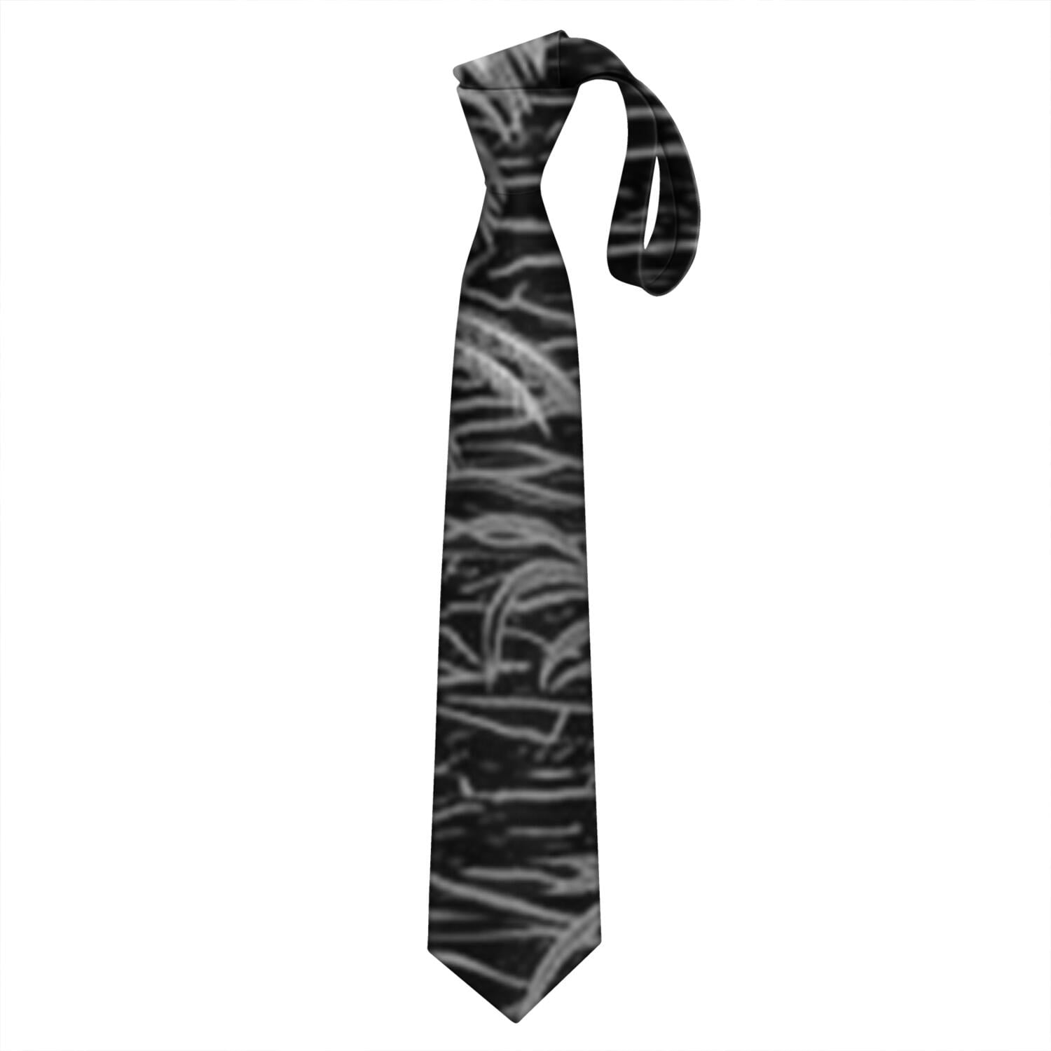 Hawaiian-Inspired Palm Tree Necktie - Luxury Satin Wedding & Prom Tie ...