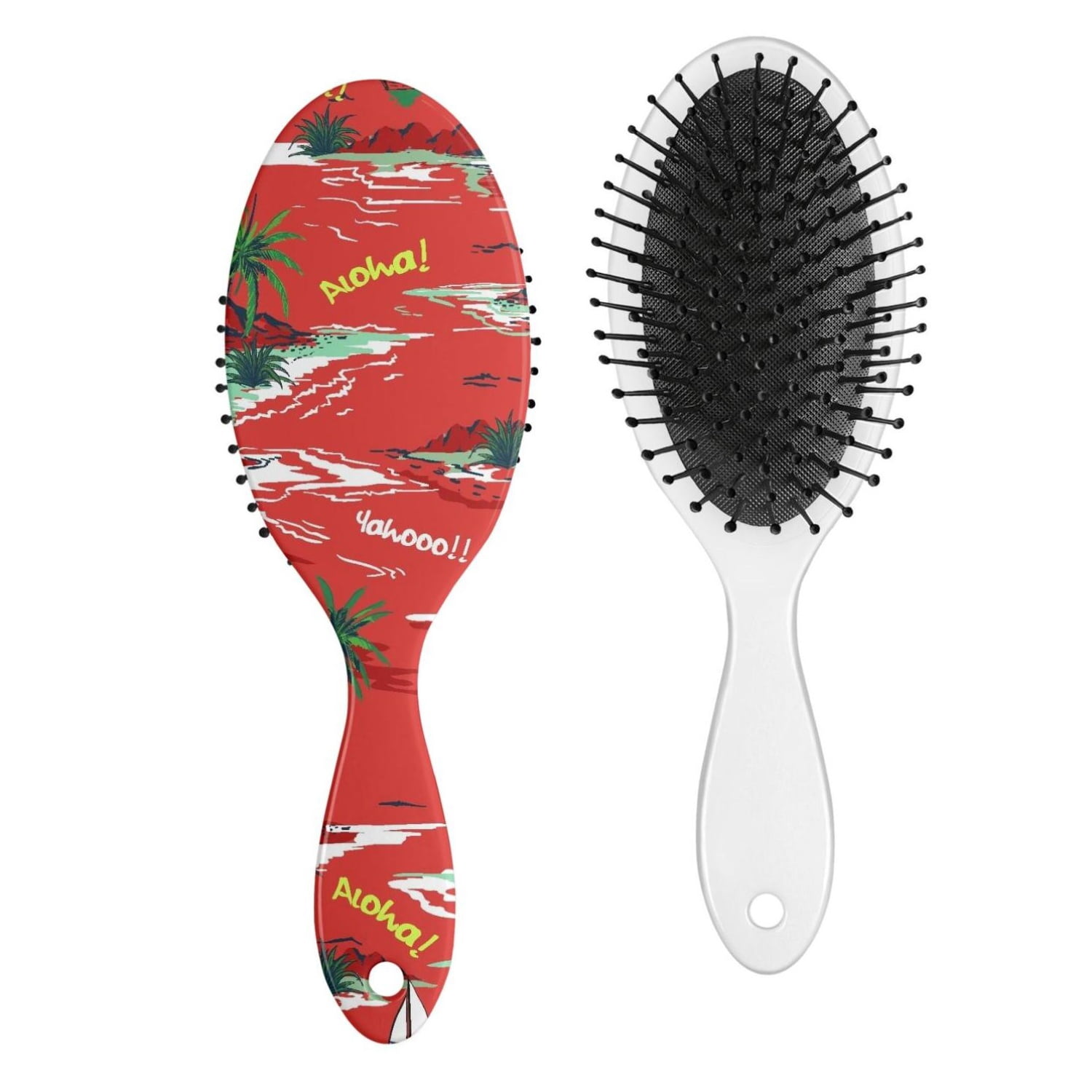 Hawaiian Island Classic Hair Brush, Safari Jungle Island Detangler ...