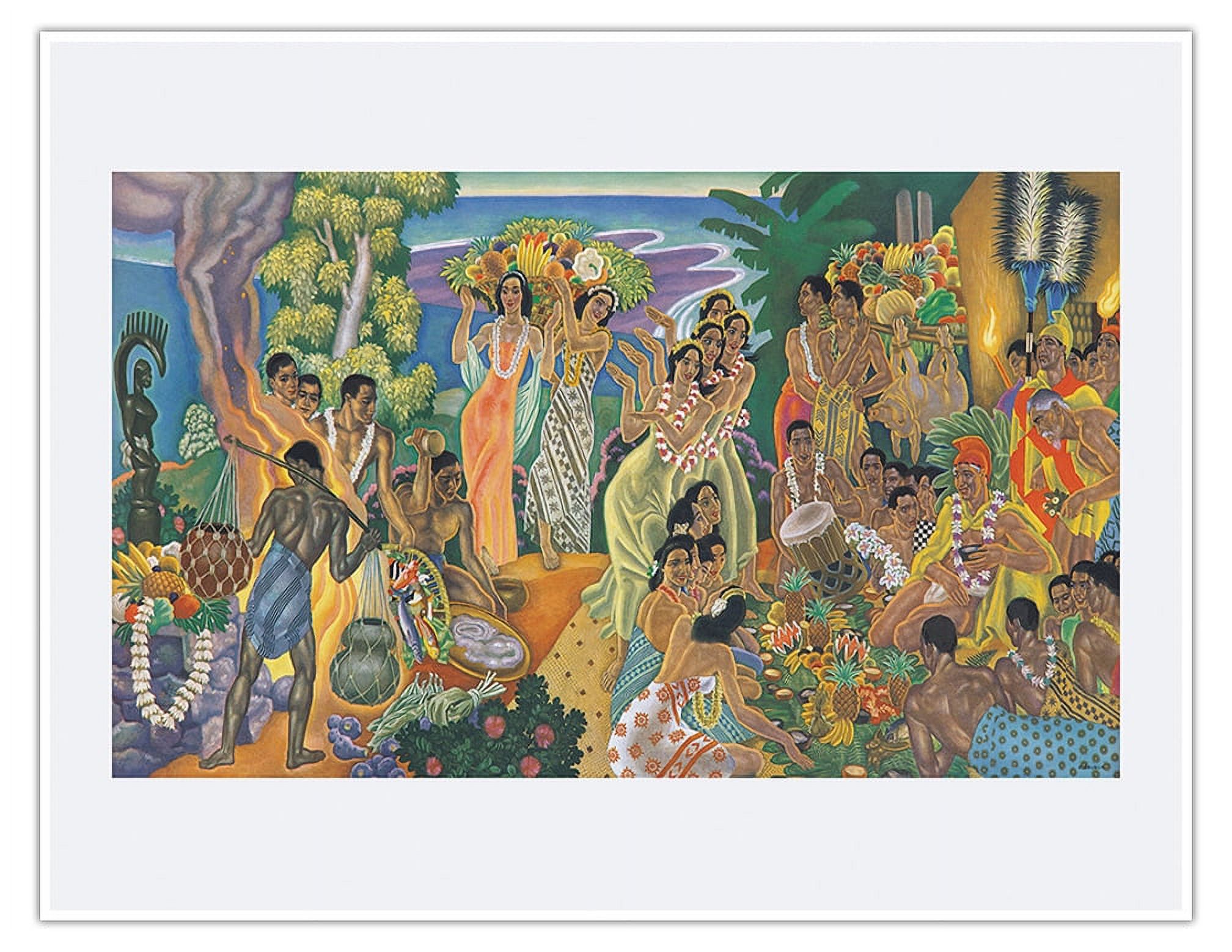 Hawaiian Island Feast (’Aha’aina) - Vintage Ocean Liner Menu Cover by ...