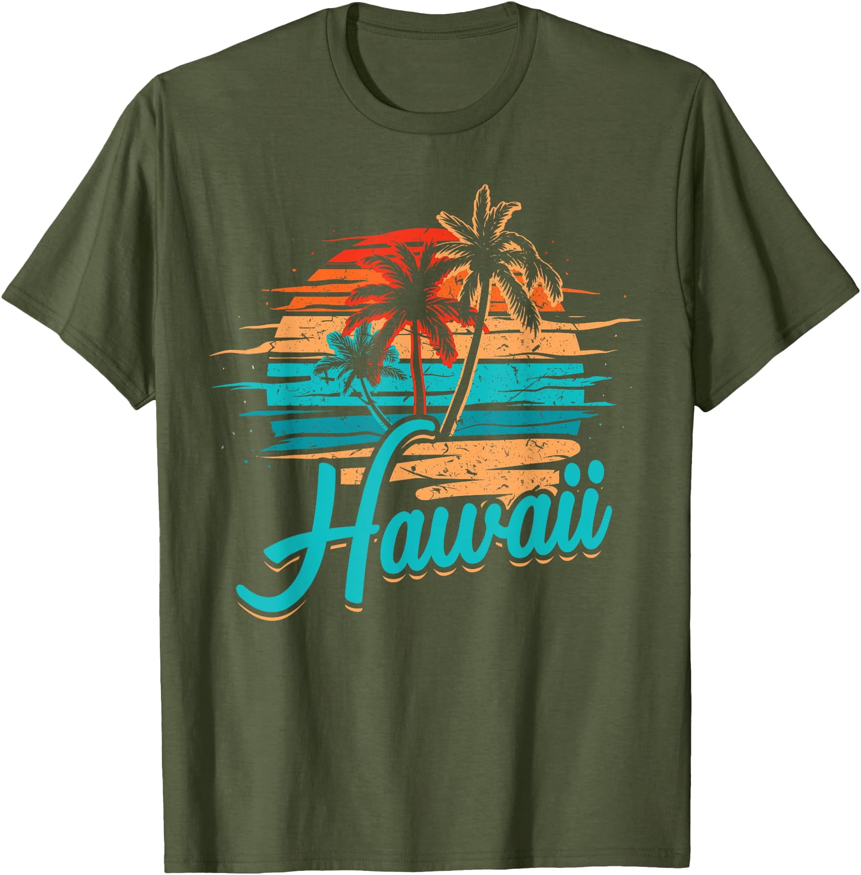 Hawaiian Island Tropical Hawaii Design Vacation Souvenir Unisex T-Shirt ...