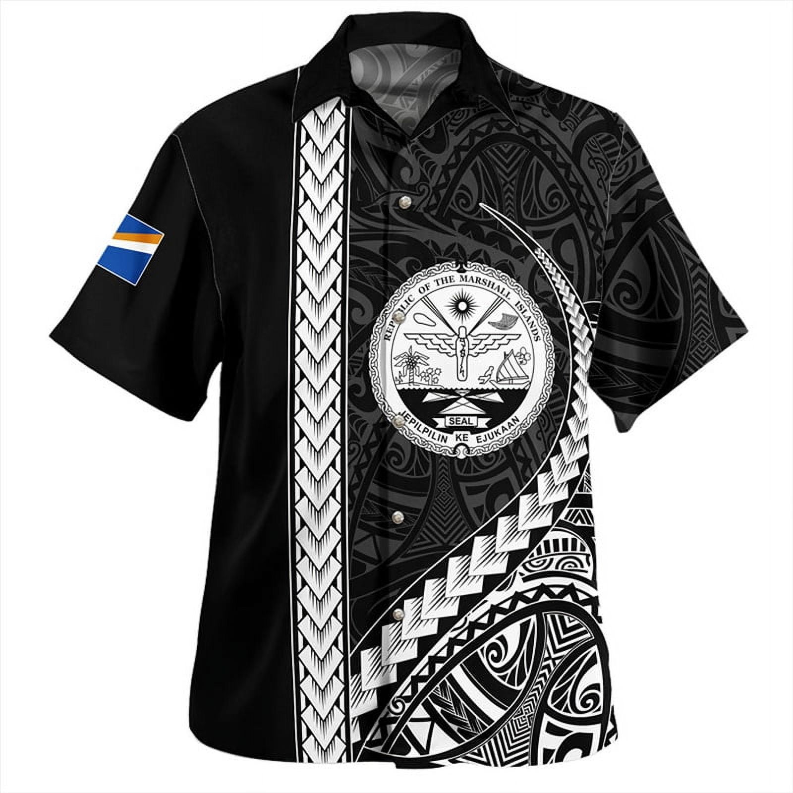 Hawaiian Islands 3d Printed Shirt For Men Polynesia Pattern Shirts ...