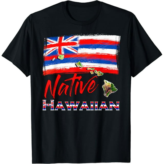 Hawaiian Islands - Hawaii Flag Native Hawaiian T-Shirt - Walmart.com