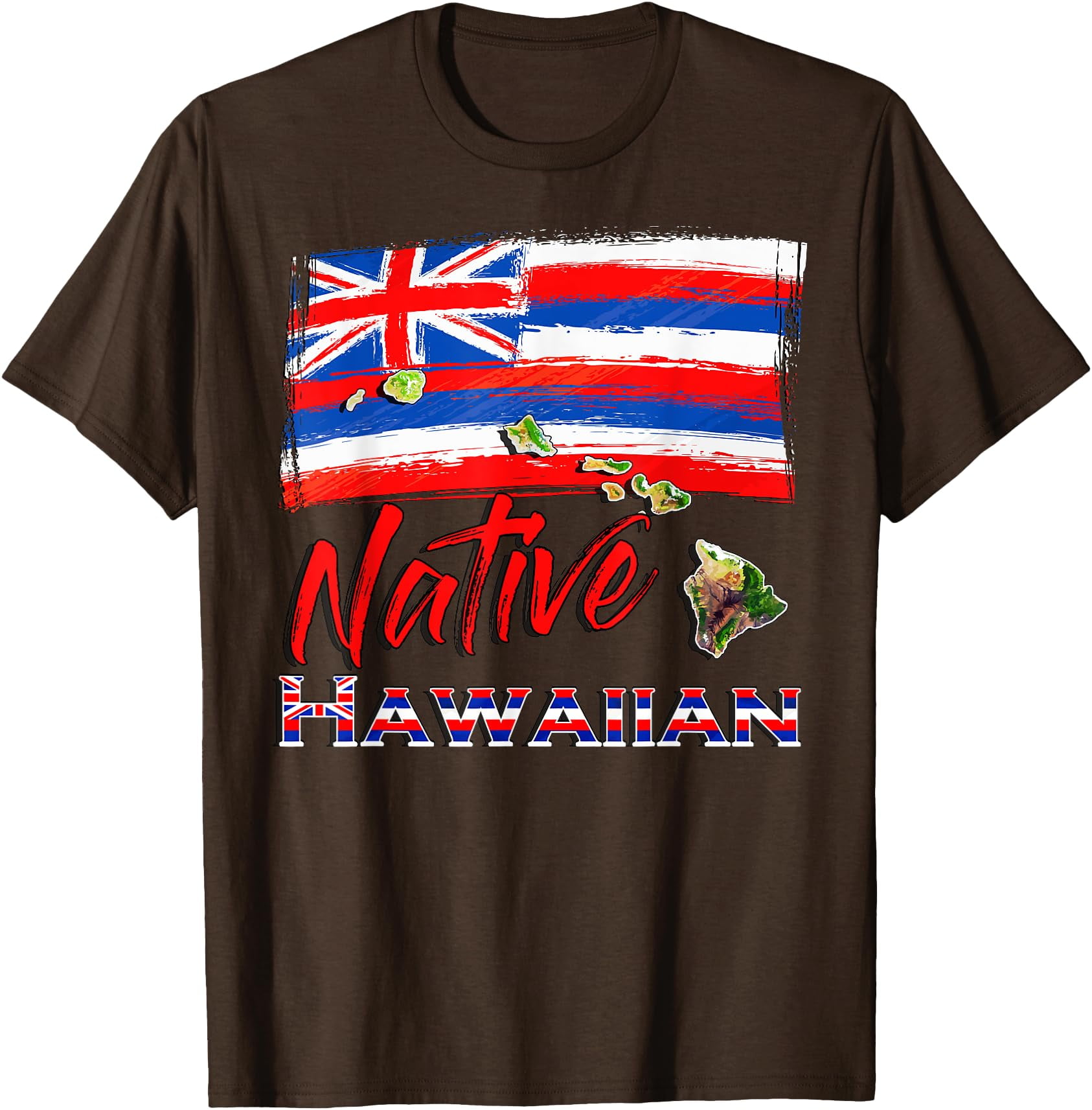 Hawaiian Islands Hawaii Flag Native Hawaiian Unisex T-Shirt for Men ...
