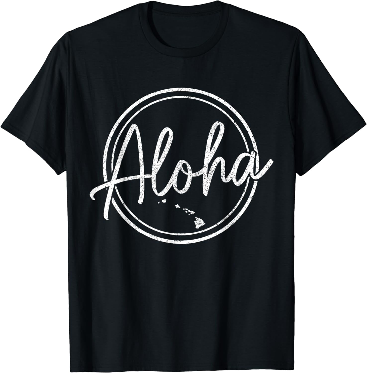 Hawaiian Islands Hawaii Map Aloha Vintage Surfer Kona Maui Cotton T ...