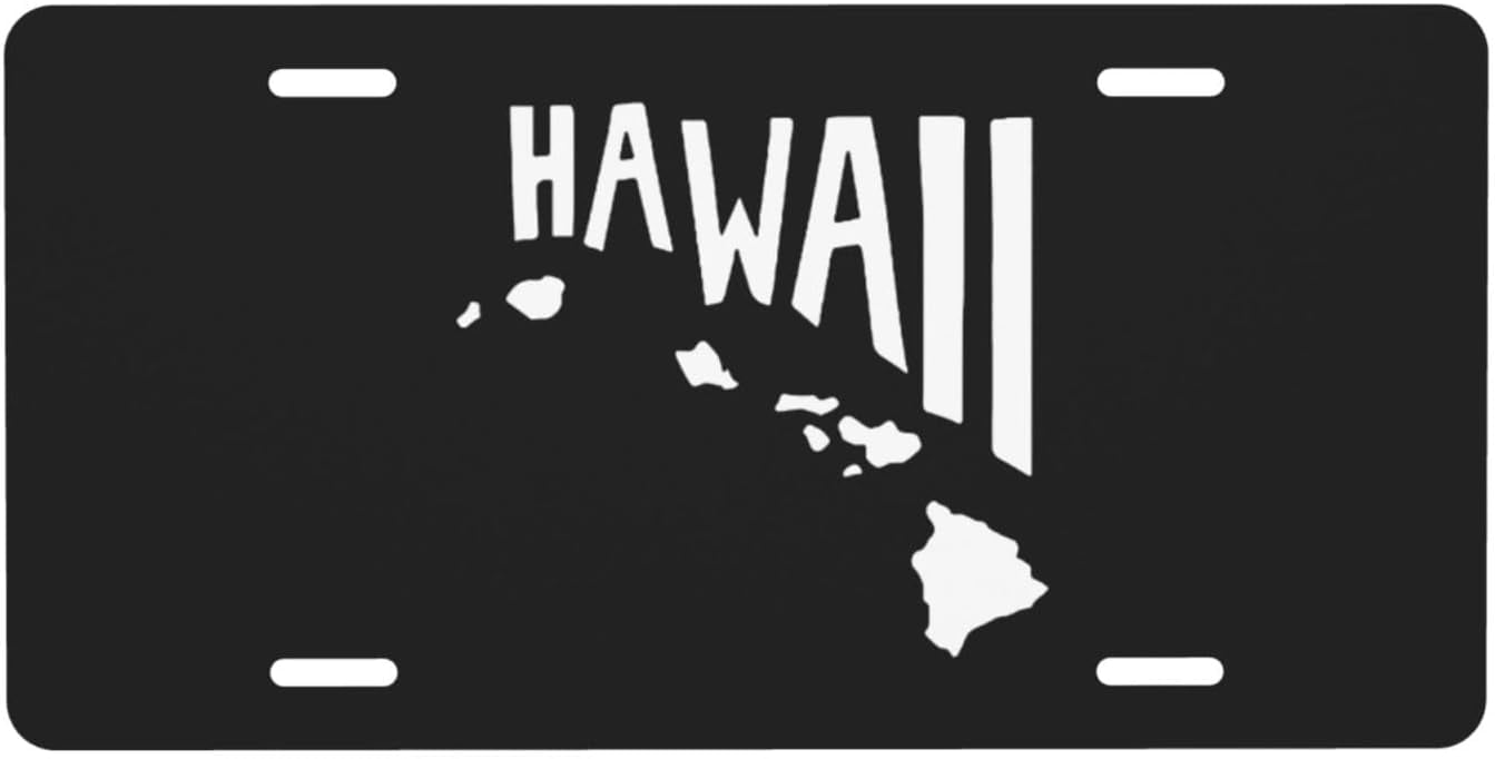 Hawaiian Islands License Plate 6" x 12" Aluminum Decorative Front ...