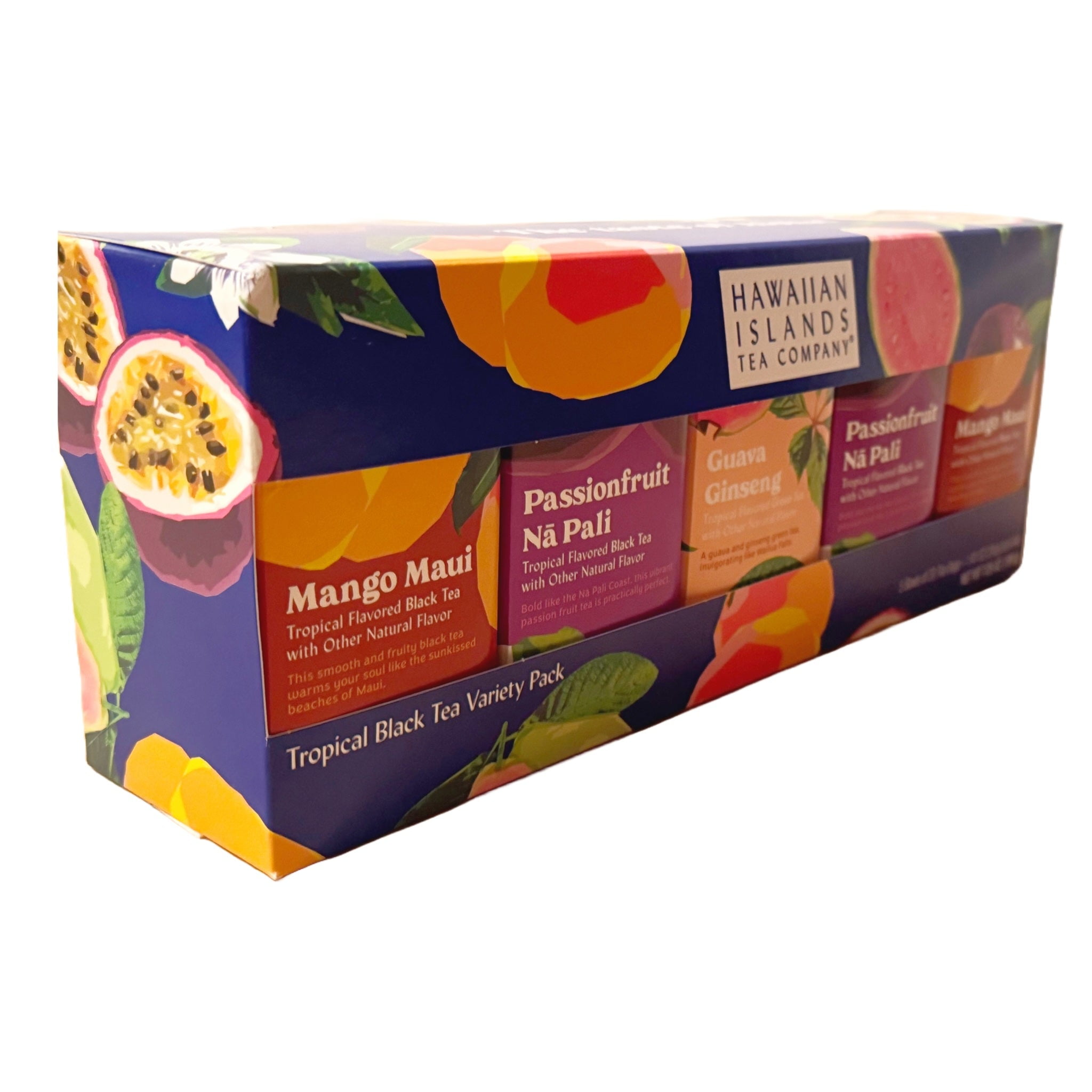 Hawaiian Islands Tea Company Tropical Black Tea Variety Pack - 5 ...