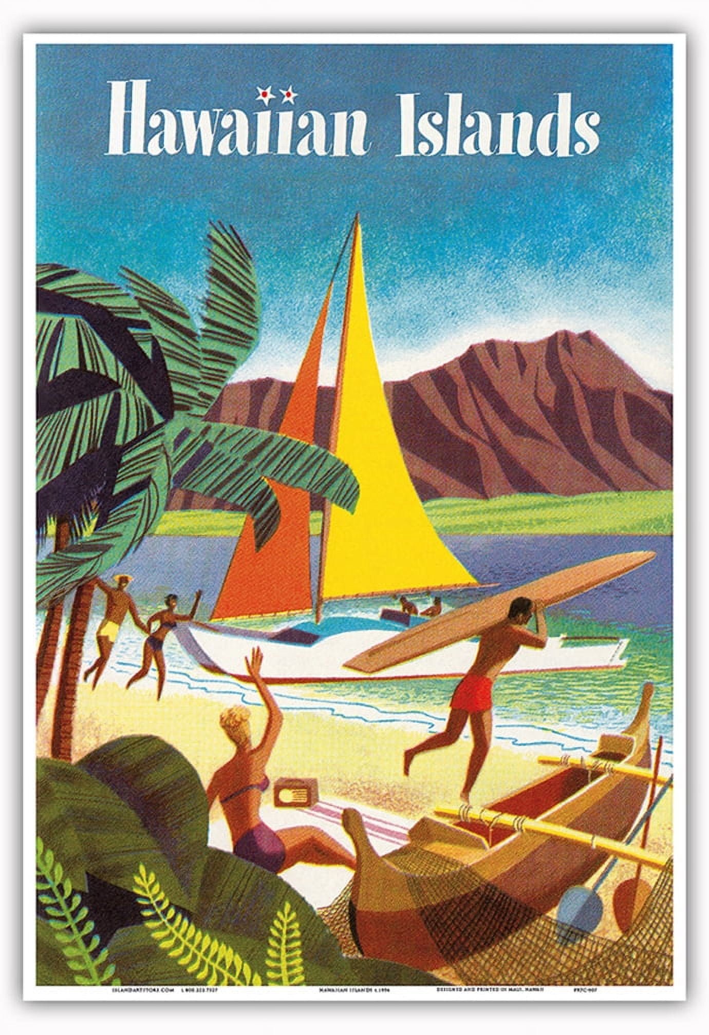 Hawaiian Islands - Vintage Hawaiian Travel Brochure c.1956 - Master Art ...