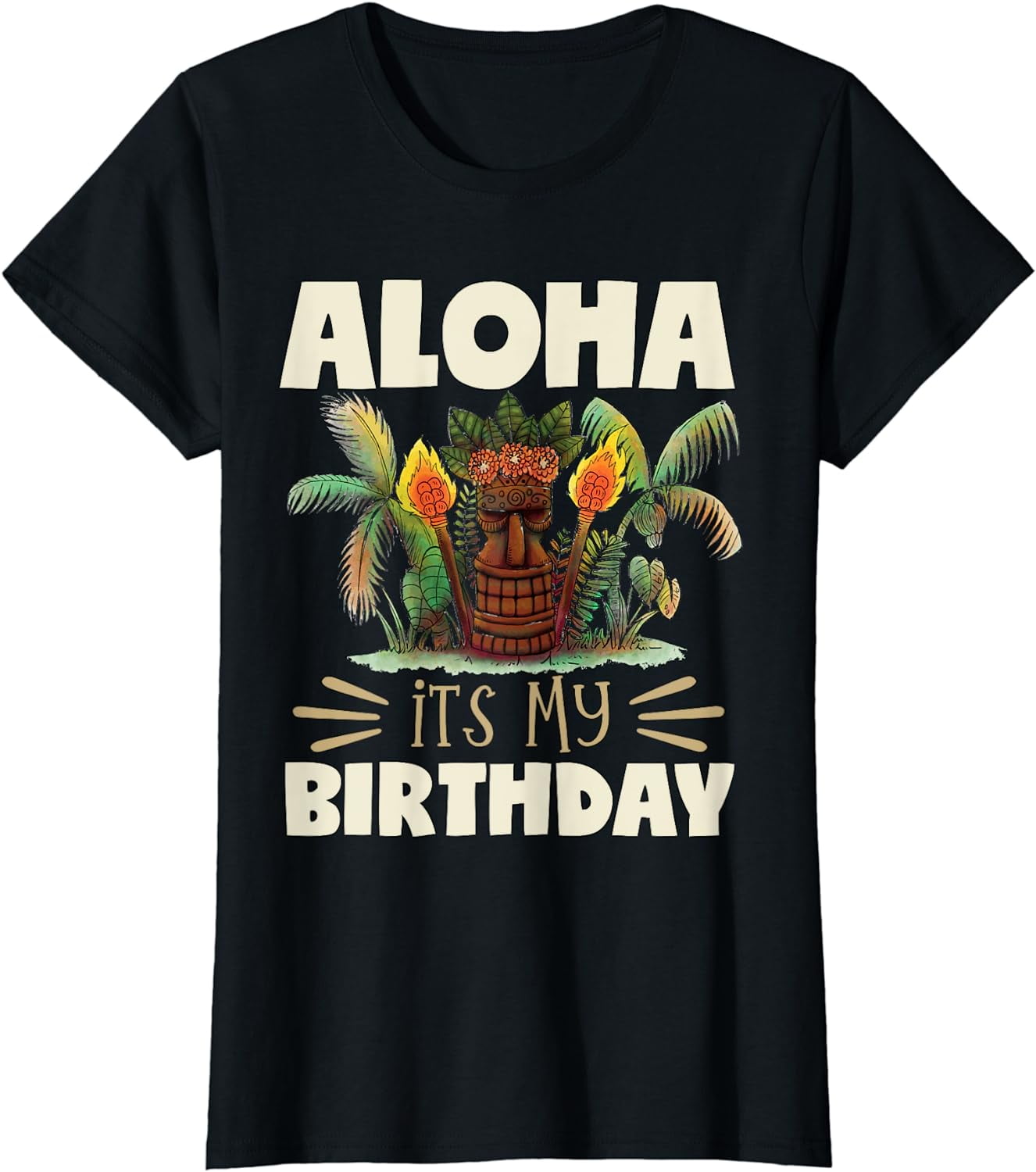Hawaiian Islands Vintage Souvenir Aloha Its My Birthday T-Shirt ...