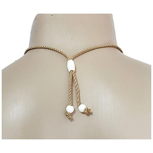 Hawaiian Jewelry Mano Shark Hand Carved Bone Necklace - Walmart.com