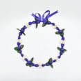 Hawaiian Leis Kukui Nut Beads Necklace Cowrie Shell Flowers Leaves ...