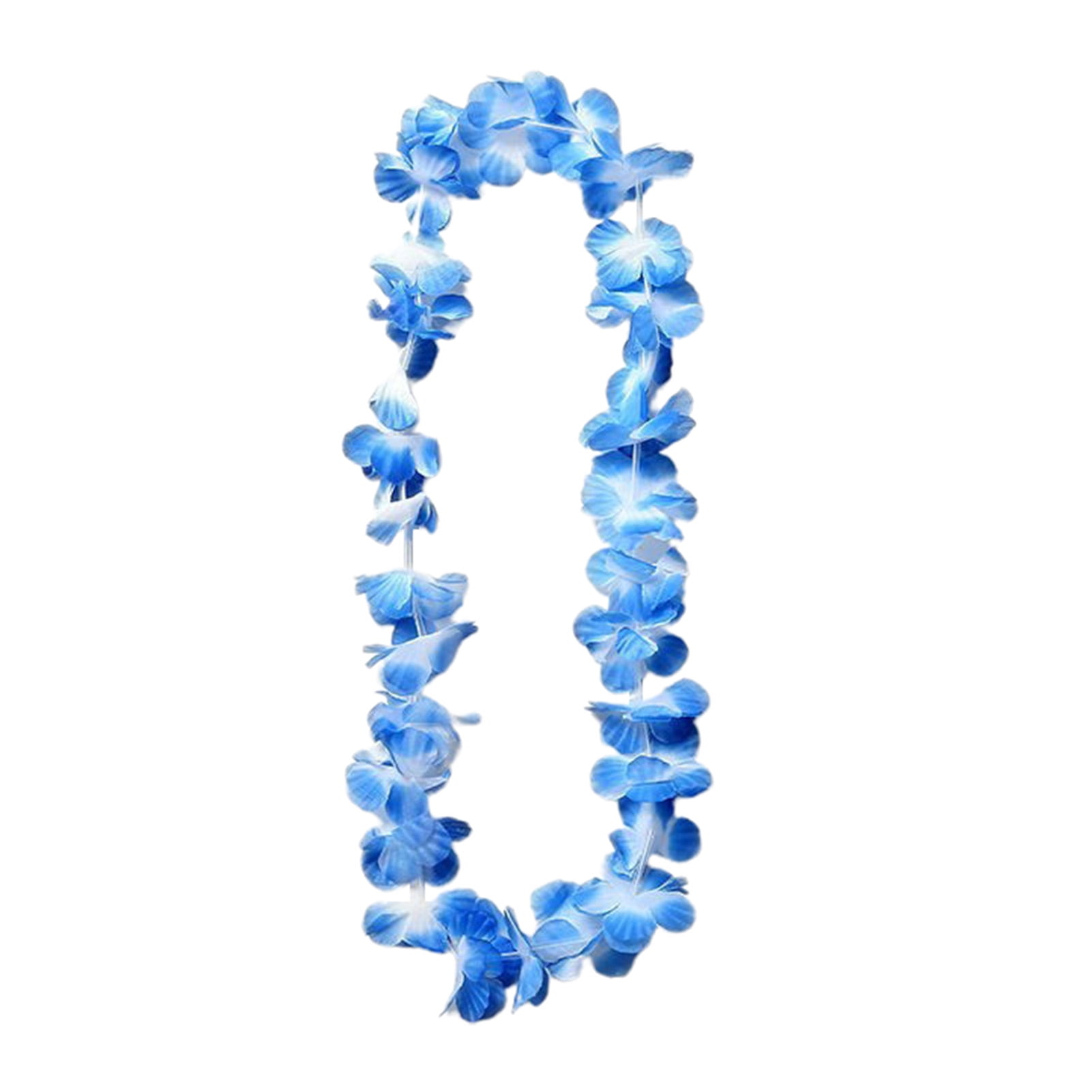 Hawaiian Leis Necklace Colorful Faux Silk Flower Lei Decoration Summer ...