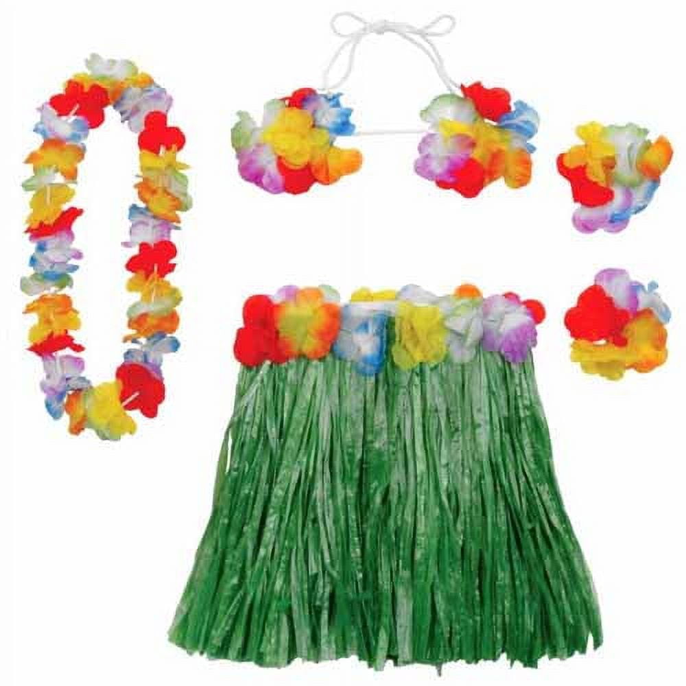 Hawaiian Luau Child Hula Costume Set (5pc) - Walmart.com