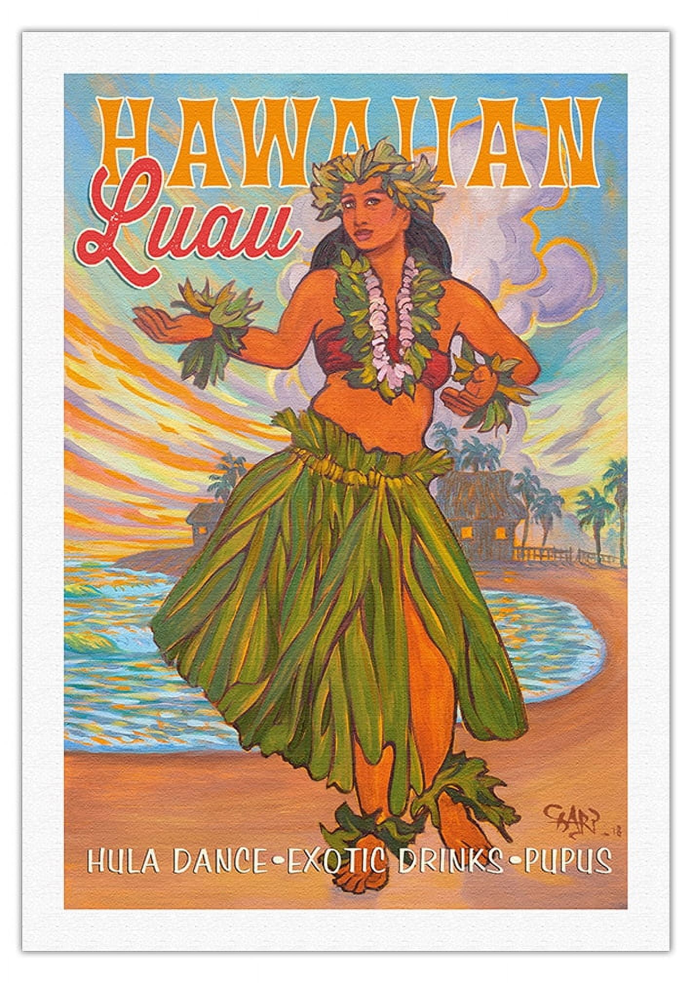Hawaiian Luau - Hula Dance Exotic Drinks Pupus - Hawaii Hula Dancer ...