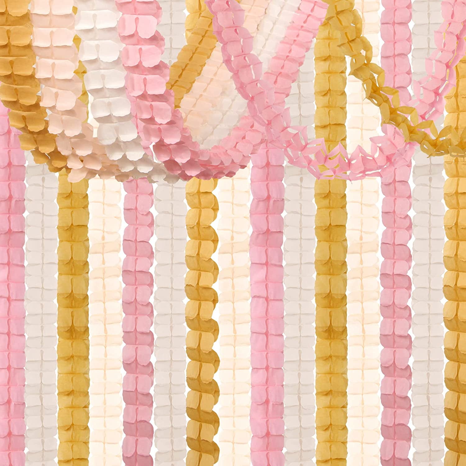 Hawaiian Luau Party-Decorations Streamer Garland - 120FT Tropical Aloha ...