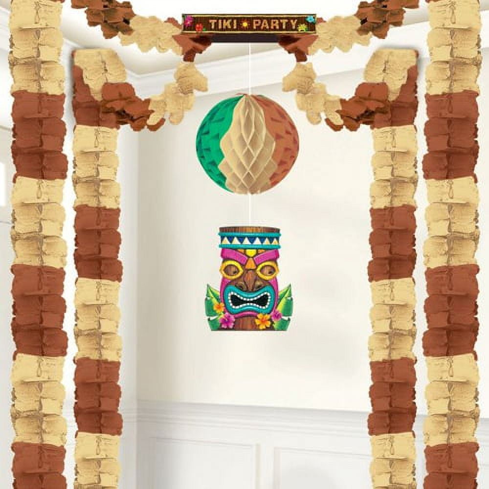 Hawaiian Luau Tiki Deluxe All-In-One Decorating Kit (1ct) - Walmart.com