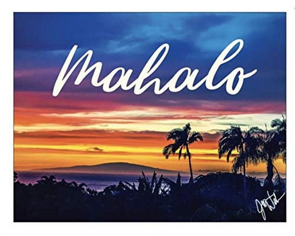 Hawaiian Mahalo Greeting Cards (Choose Design) - Walmart.com