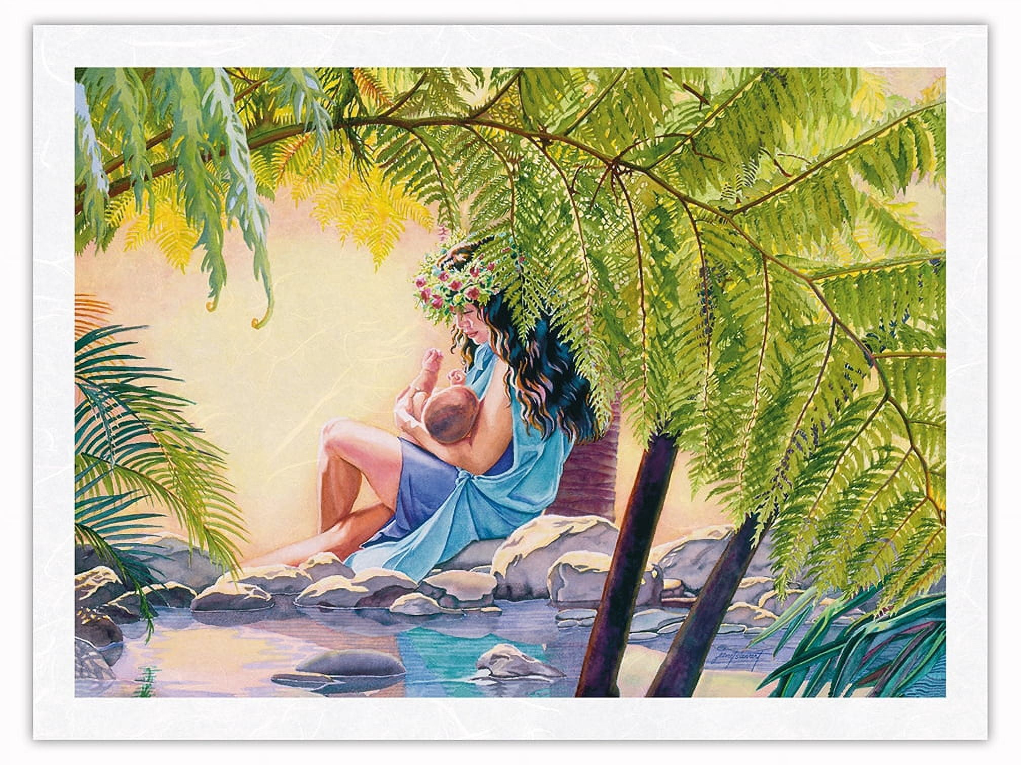 Hawaiian Mother and Child (Ka Makuahine Hawaiʻi A Me Ke Keiki) - From ...