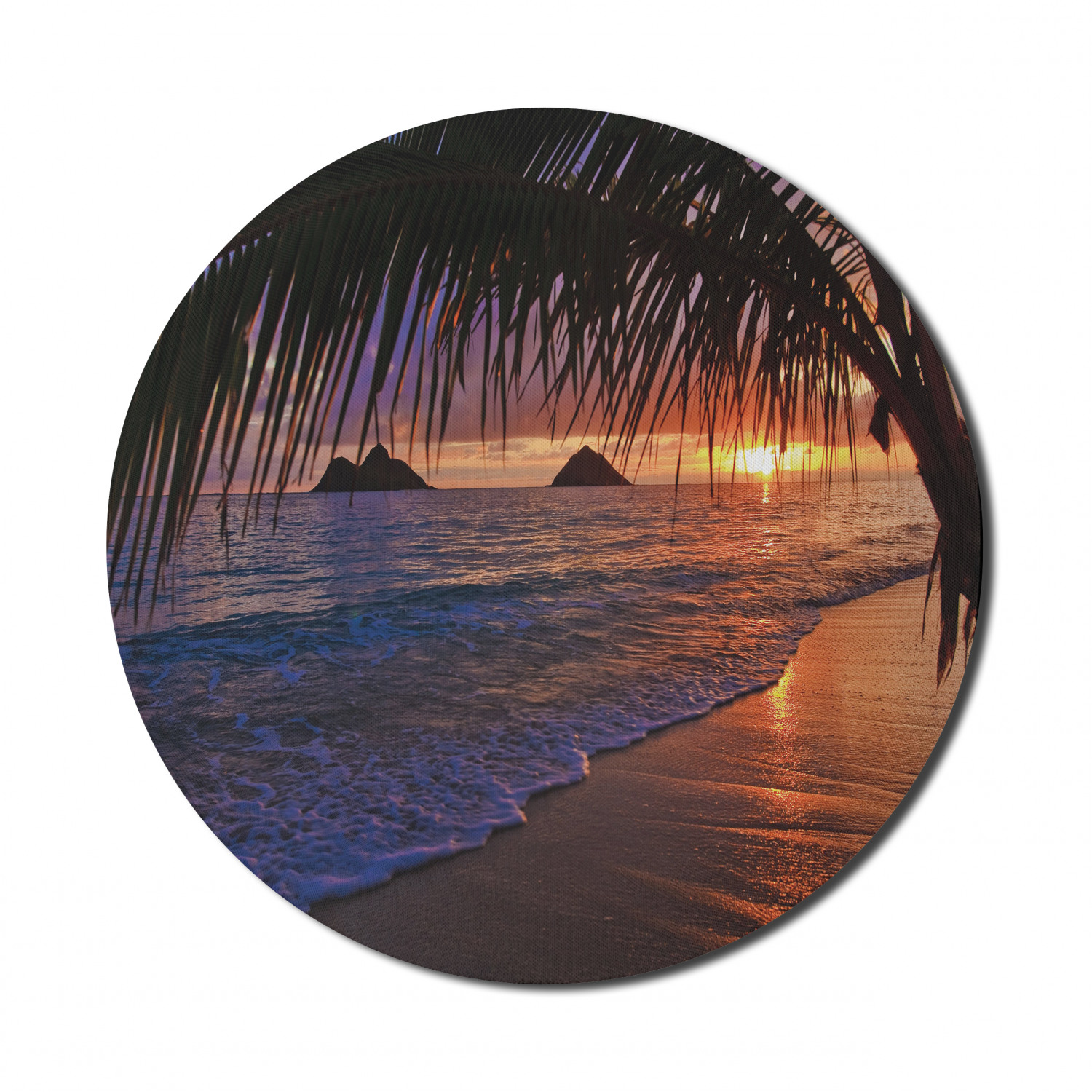 Hawaiian Mouse Pad for Computers, Pacific Sunrise at Lanikai Beach ...