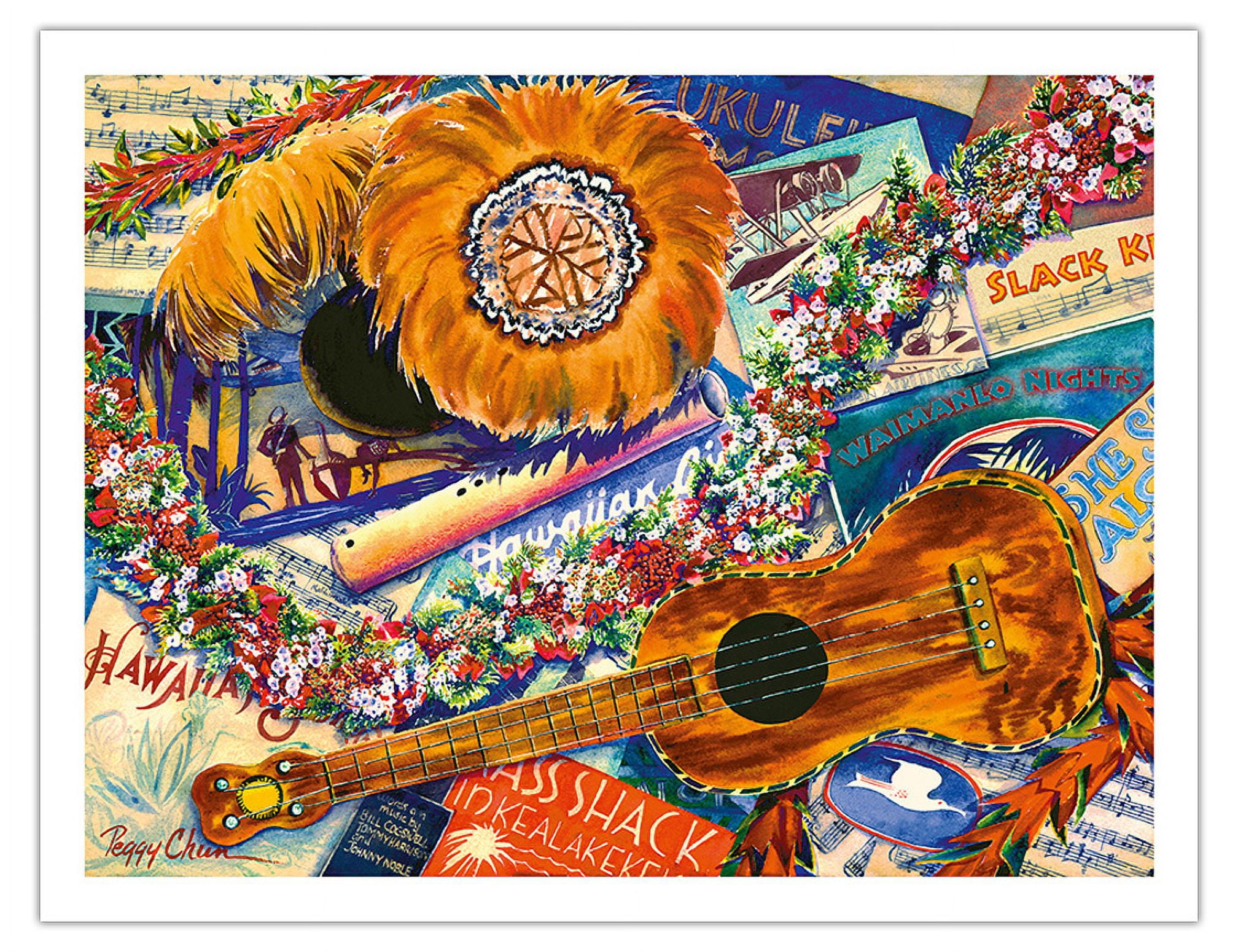 Hawaiian Nostalgia - Ukulele Feather Gourds (’Uli ’Uli) Sheet Music ...