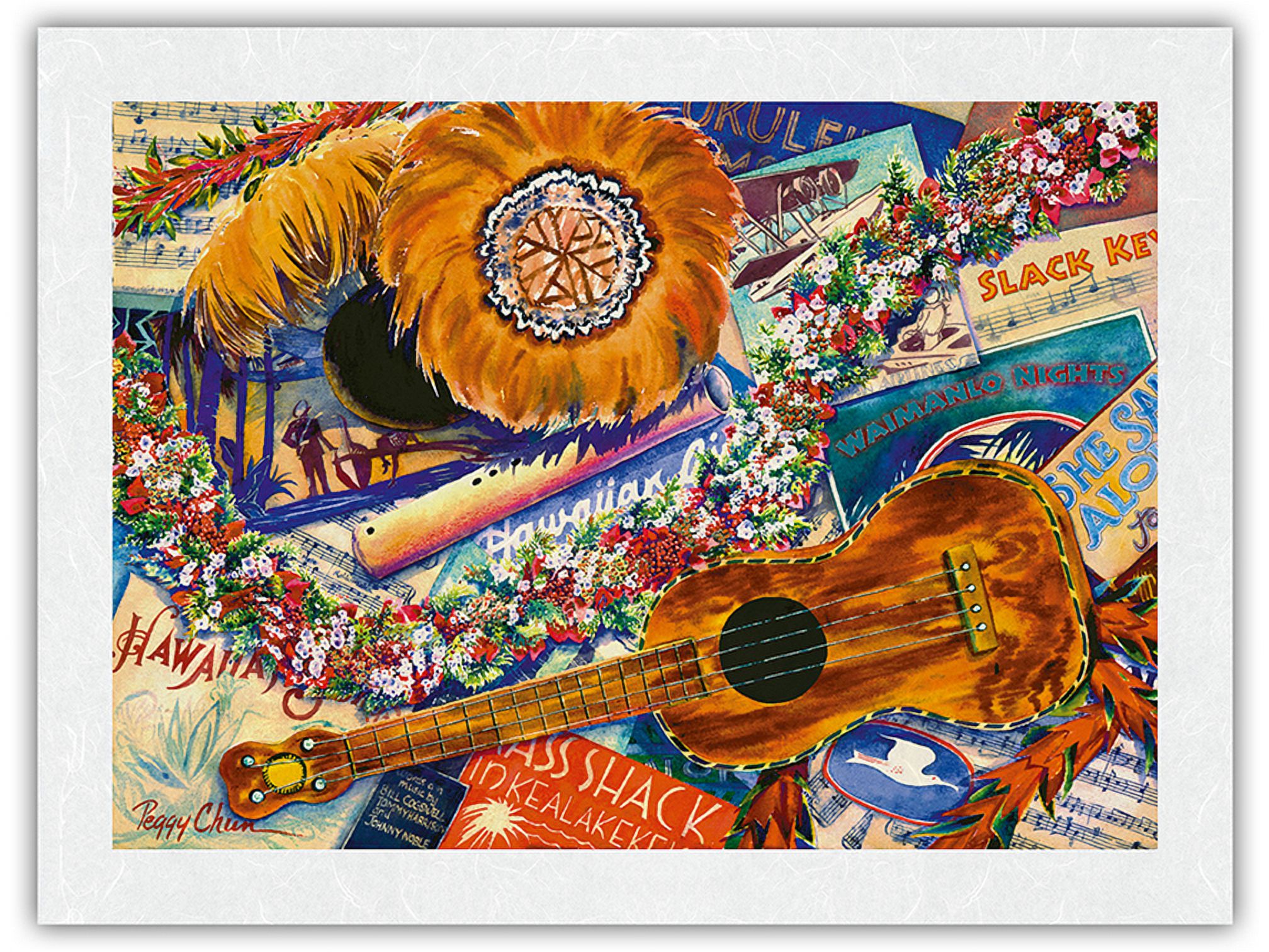 Hawaiian Nostalgia - Ukulele Feather Gourds (’Uli ’Uli) Sheet Music ...