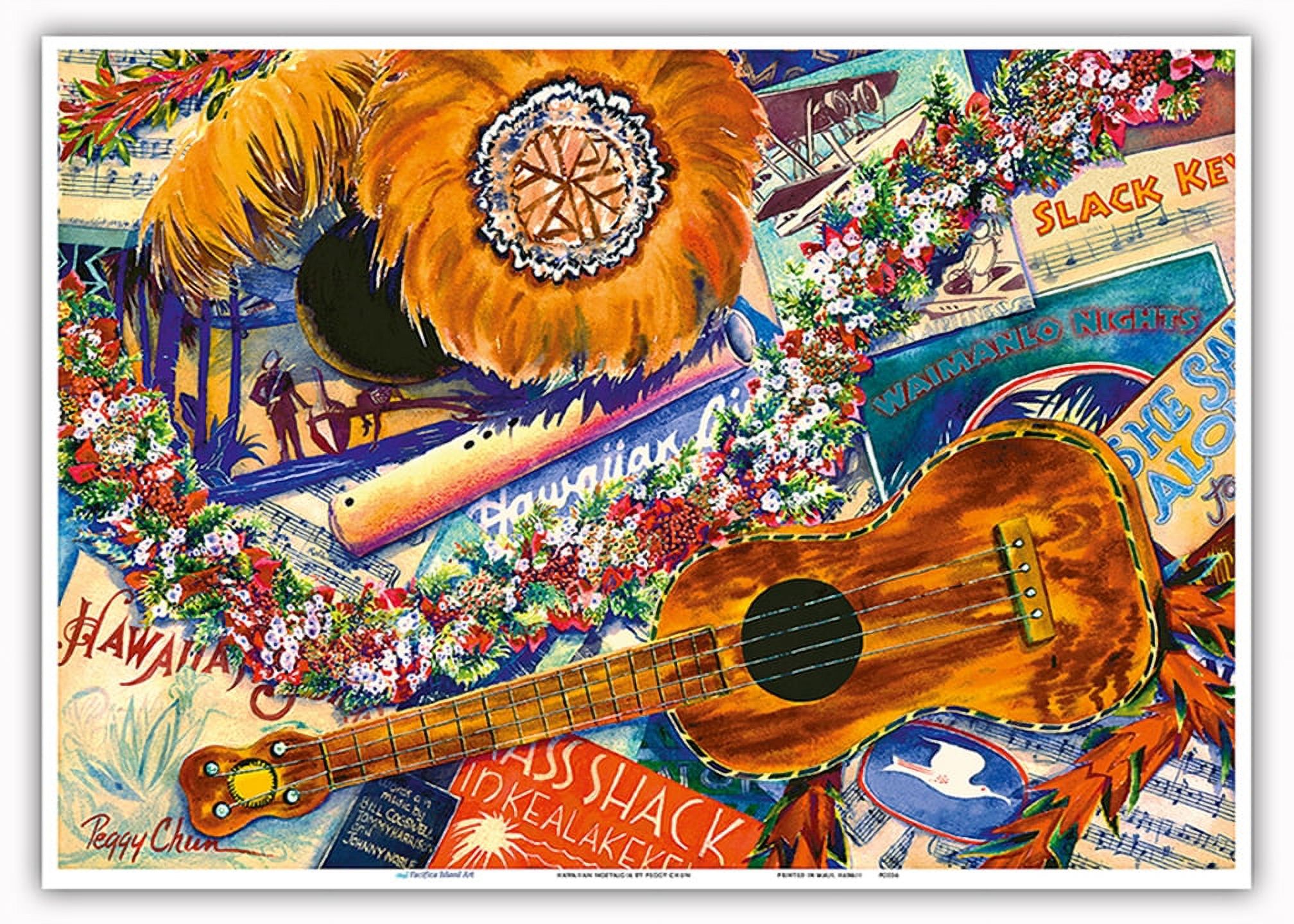 Hawaiian Nostalgia - Ukulele Feather Gourds (’Uli ’Uli) Sheet Music ...