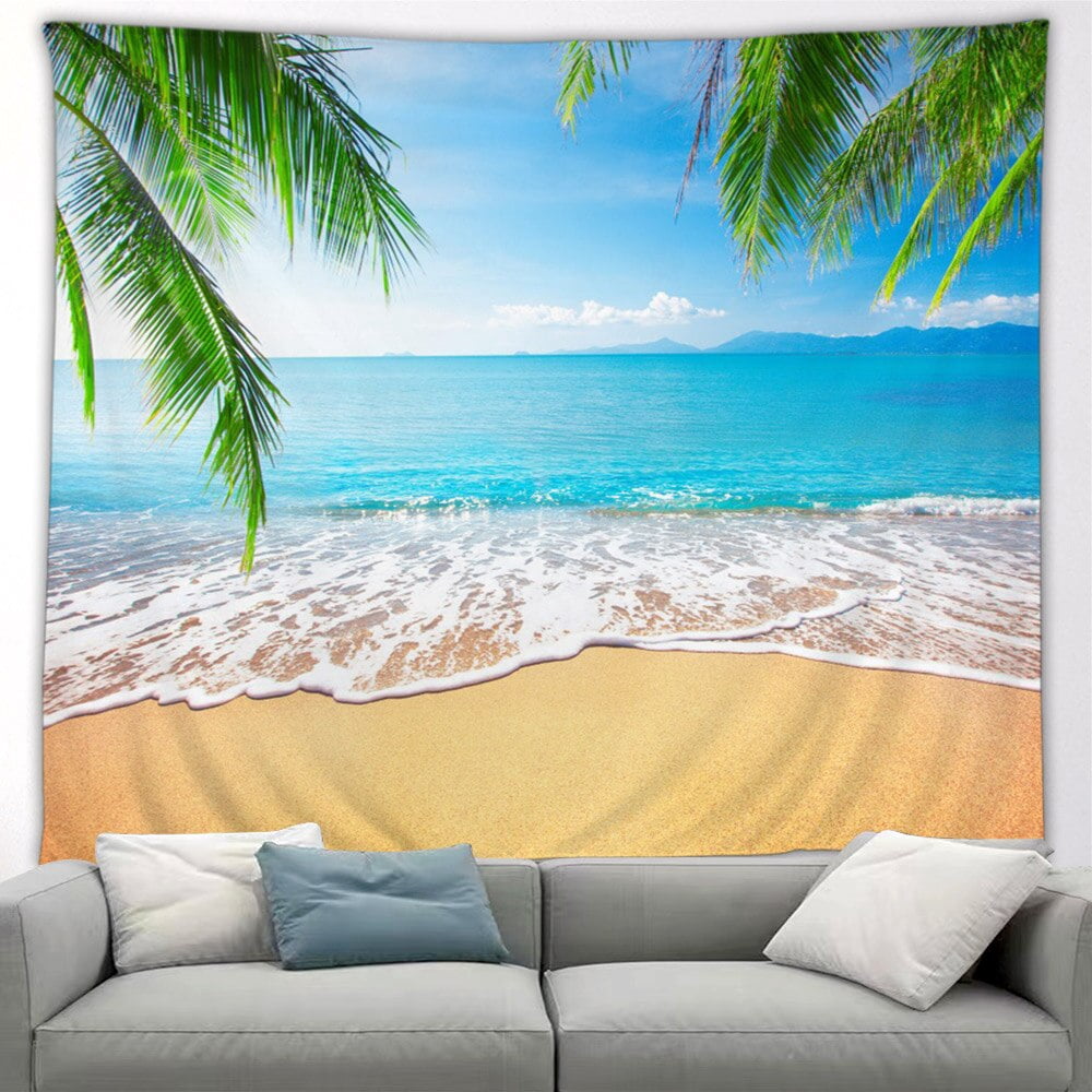 Hawaiian Outdoor Wall Decor Tapestry Hawaiian Sunshine Through the ...