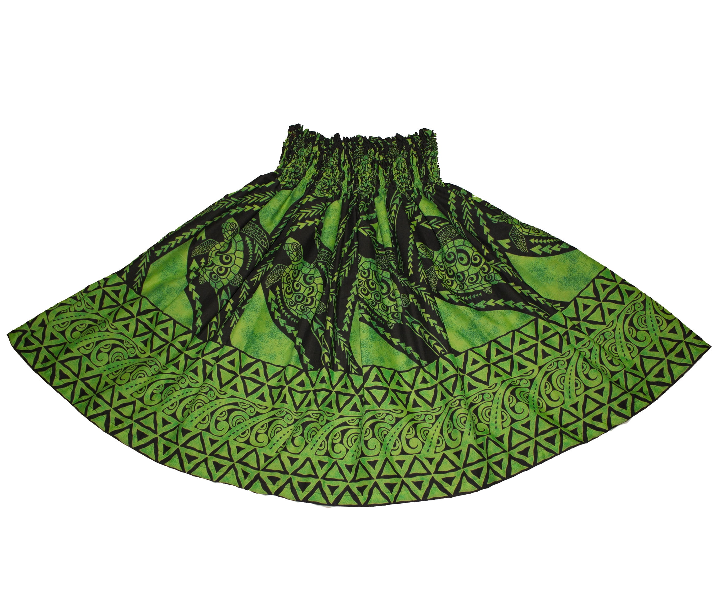 Hawaiian Pa'u Hula Dancer Dress Skirts, Hawaiian Sea Turtle Tapa Print ...