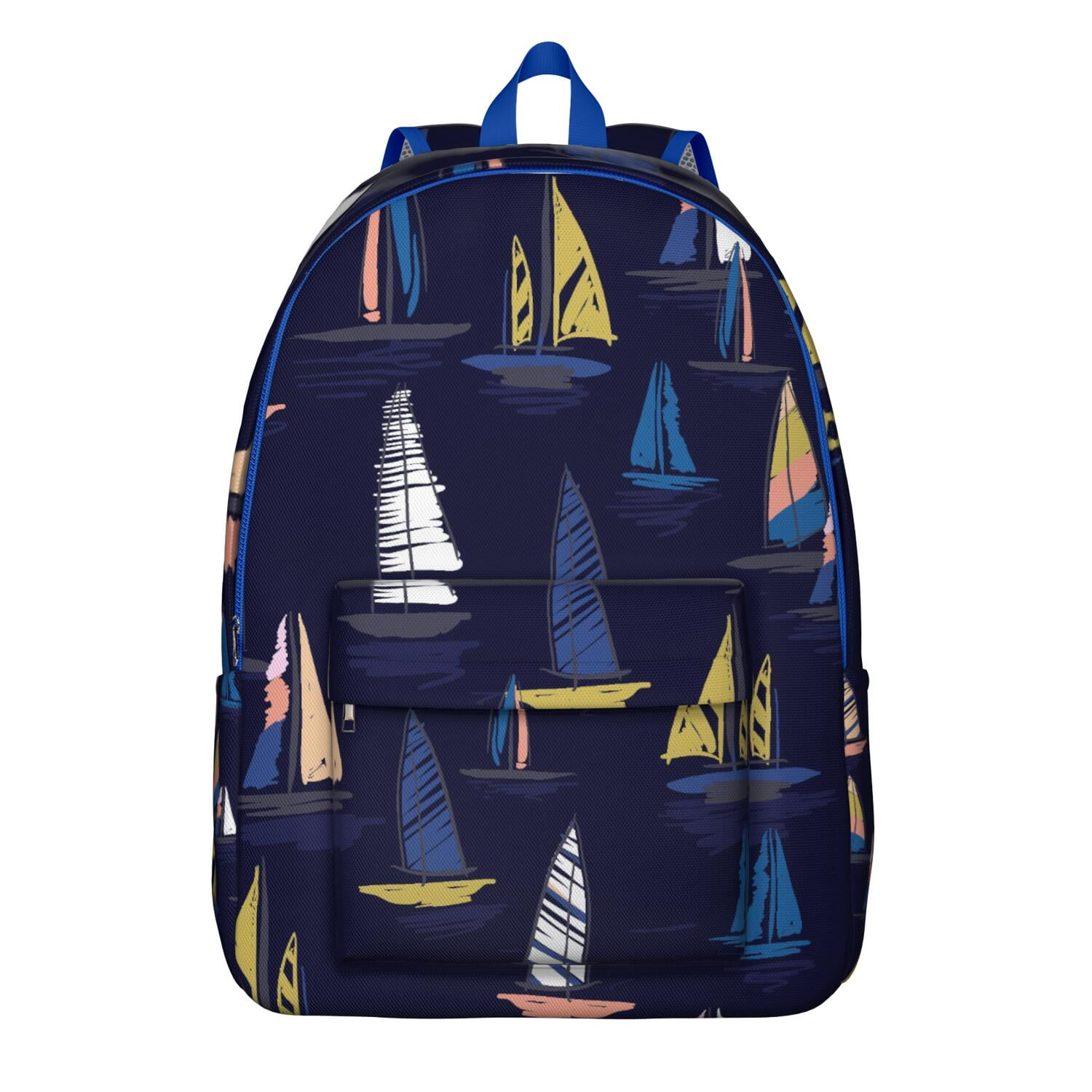 Hawaiian Palm Leaf Backpack, Tropical Plant School Bag with Jungle ...