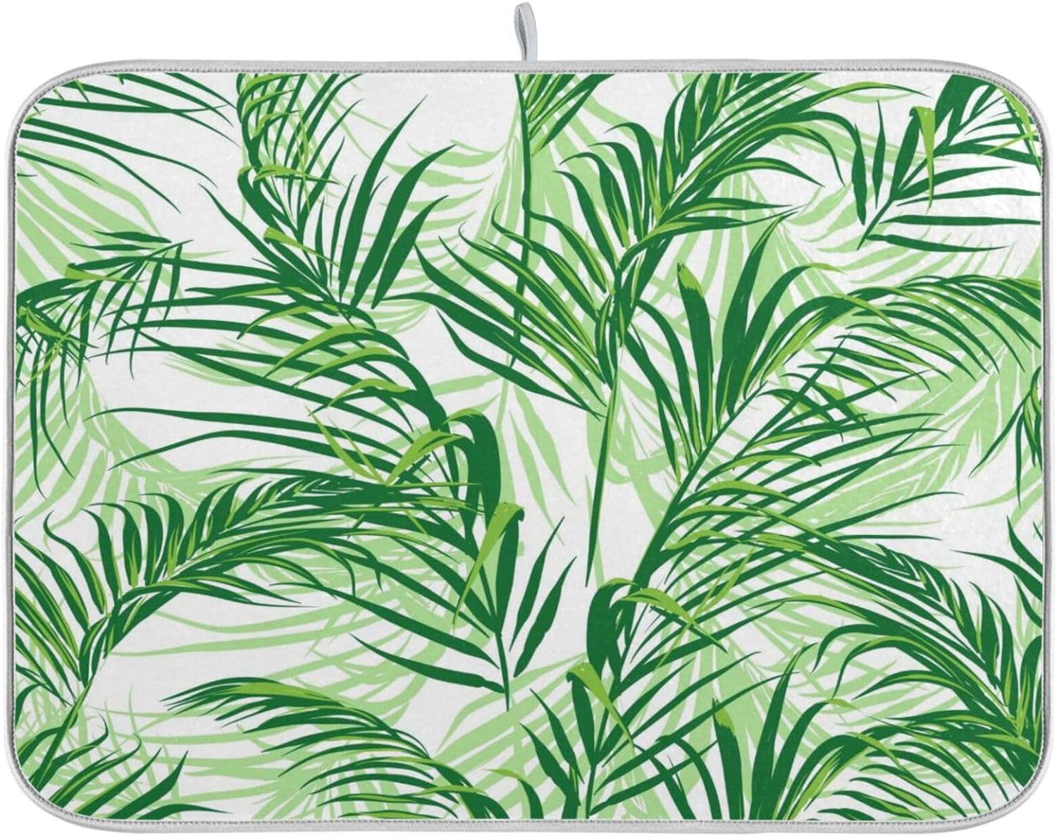 Hawaiian Palm Leaf Dish Drying Mat for Kitchen Counter, Ultra Absorbent ...