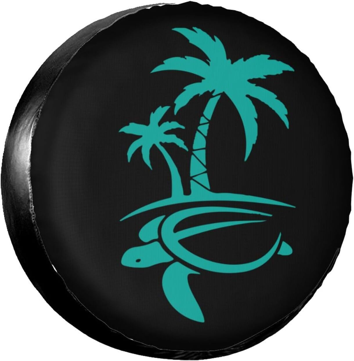 Rv Spare Tire Cover - Palm tree_AF Tire Covers for Trailers, Adjustable ...