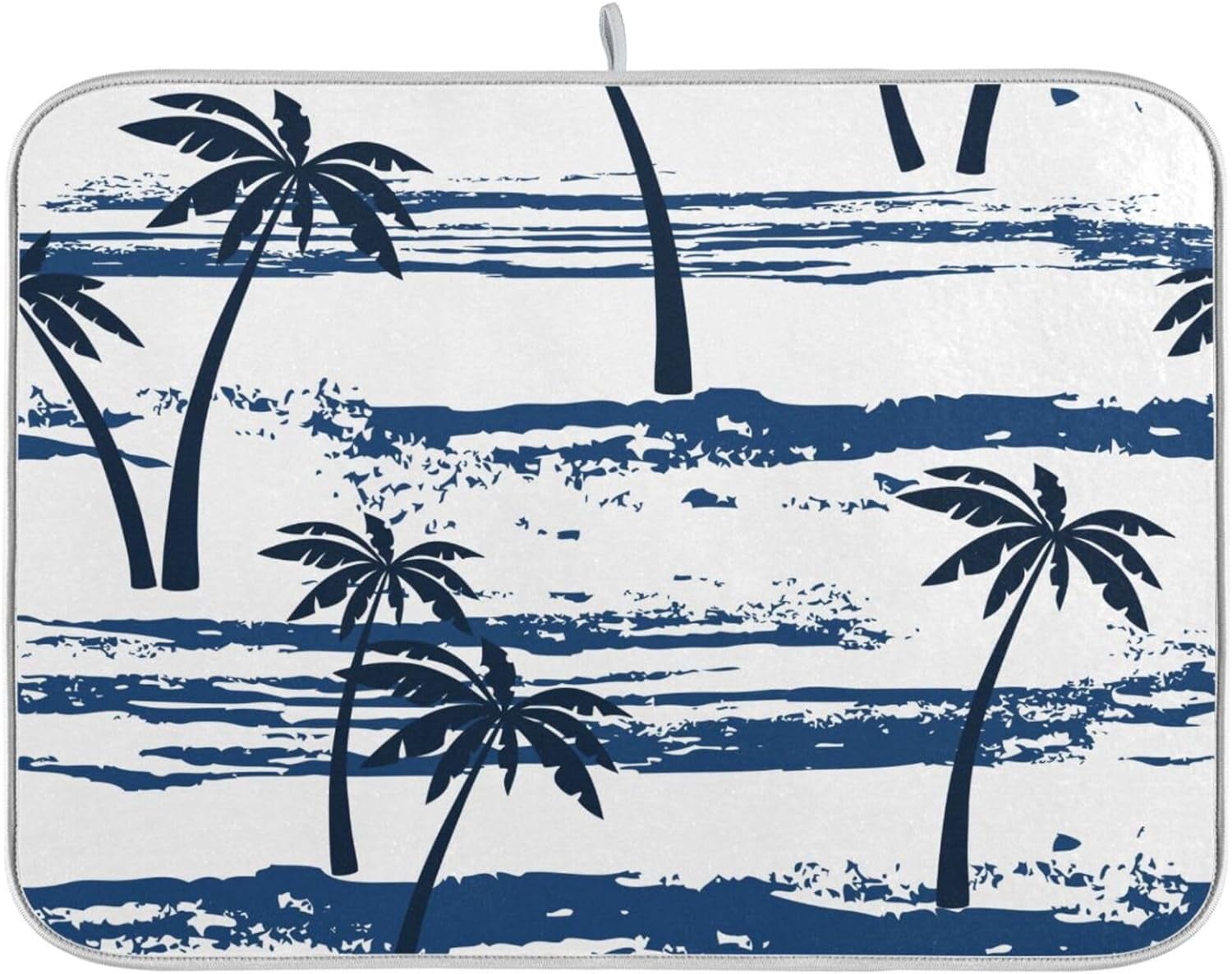 Hawaiian Palm Trees Dish Drying Mat for Kitchen Counter, Ultra ...