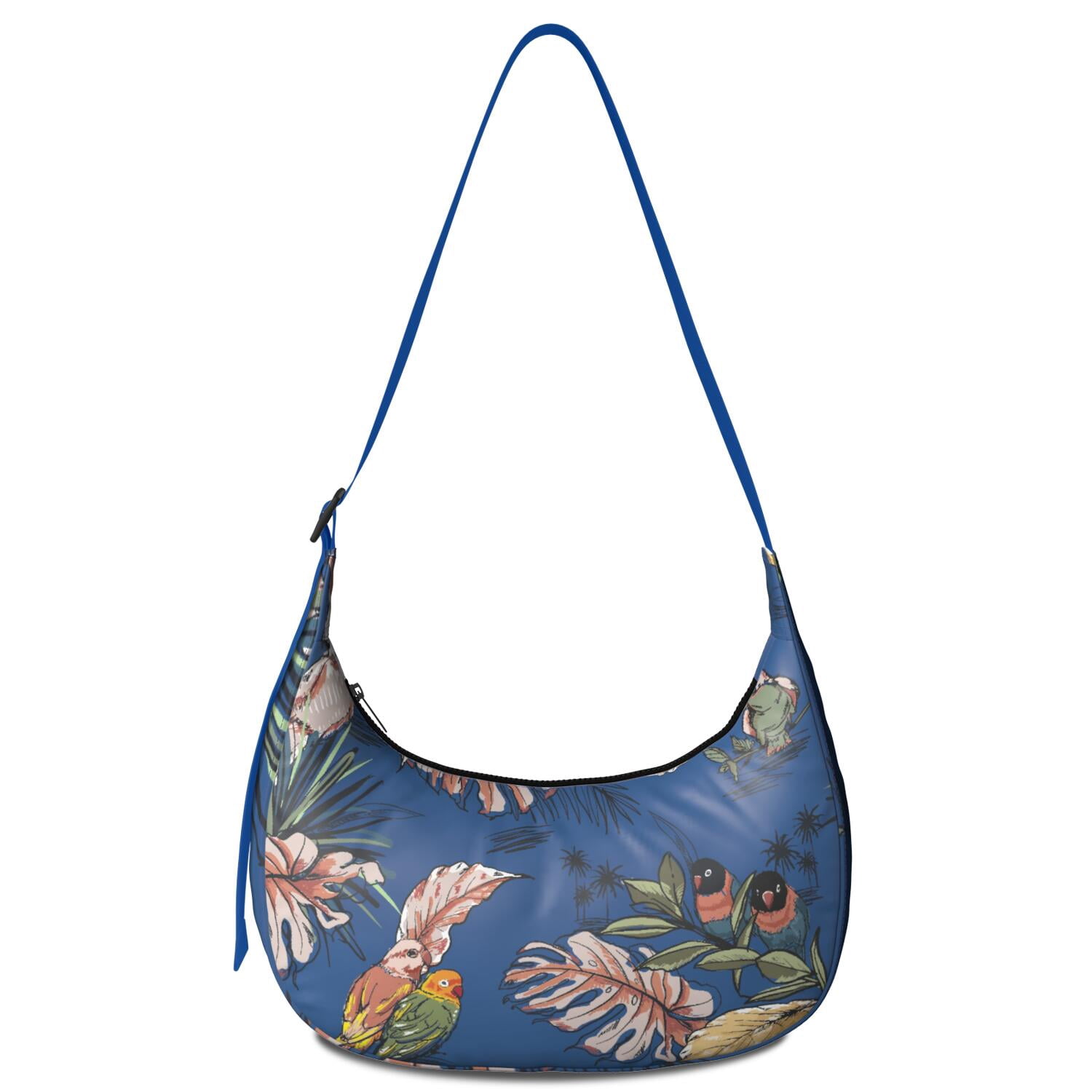 Hawaiian Paradise Crossbody Bag for Women Exotic Palm Tree Corduroy ...