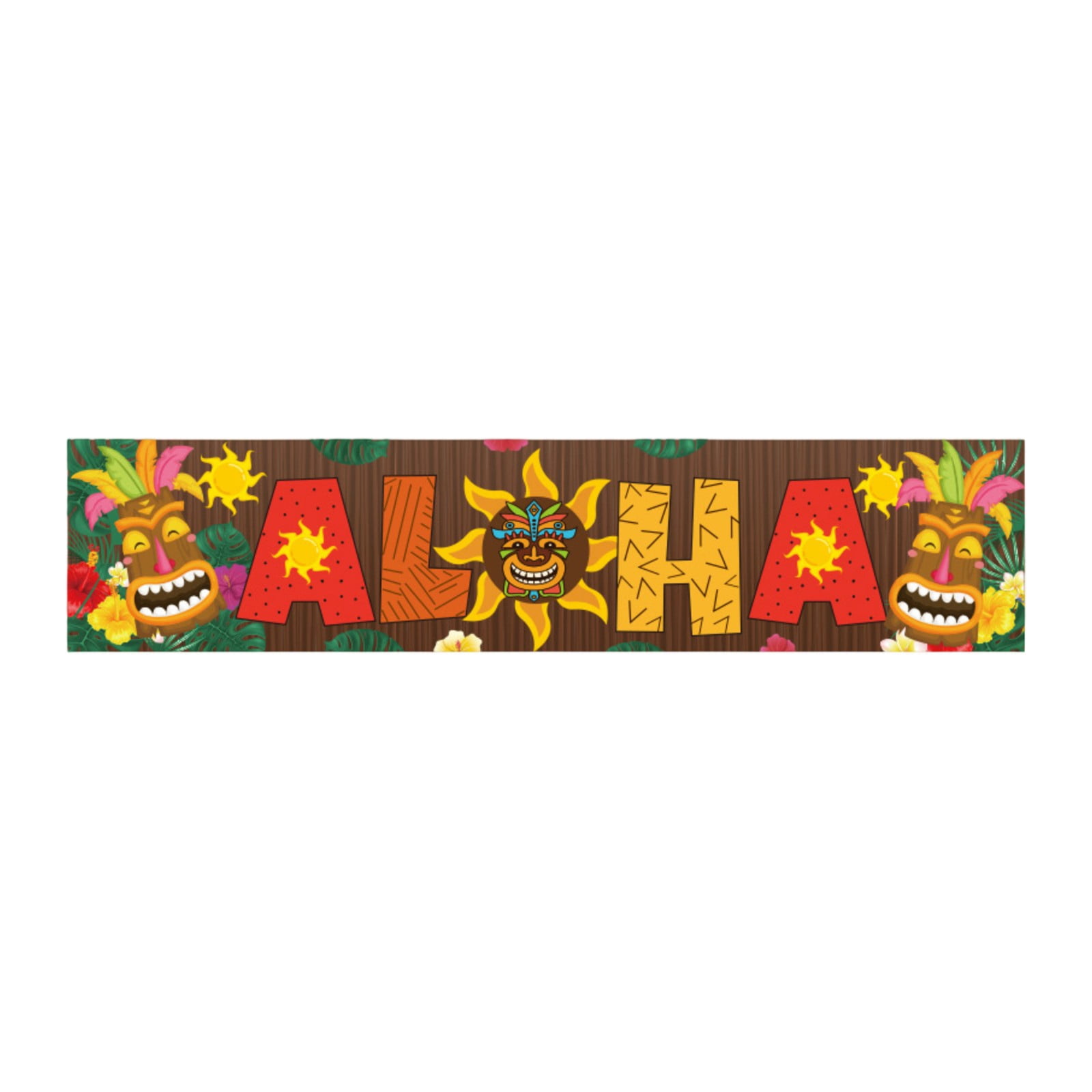 Hawaiian Party Decoration Banner, Luo Festival Couplet, Carnival Beach ...
