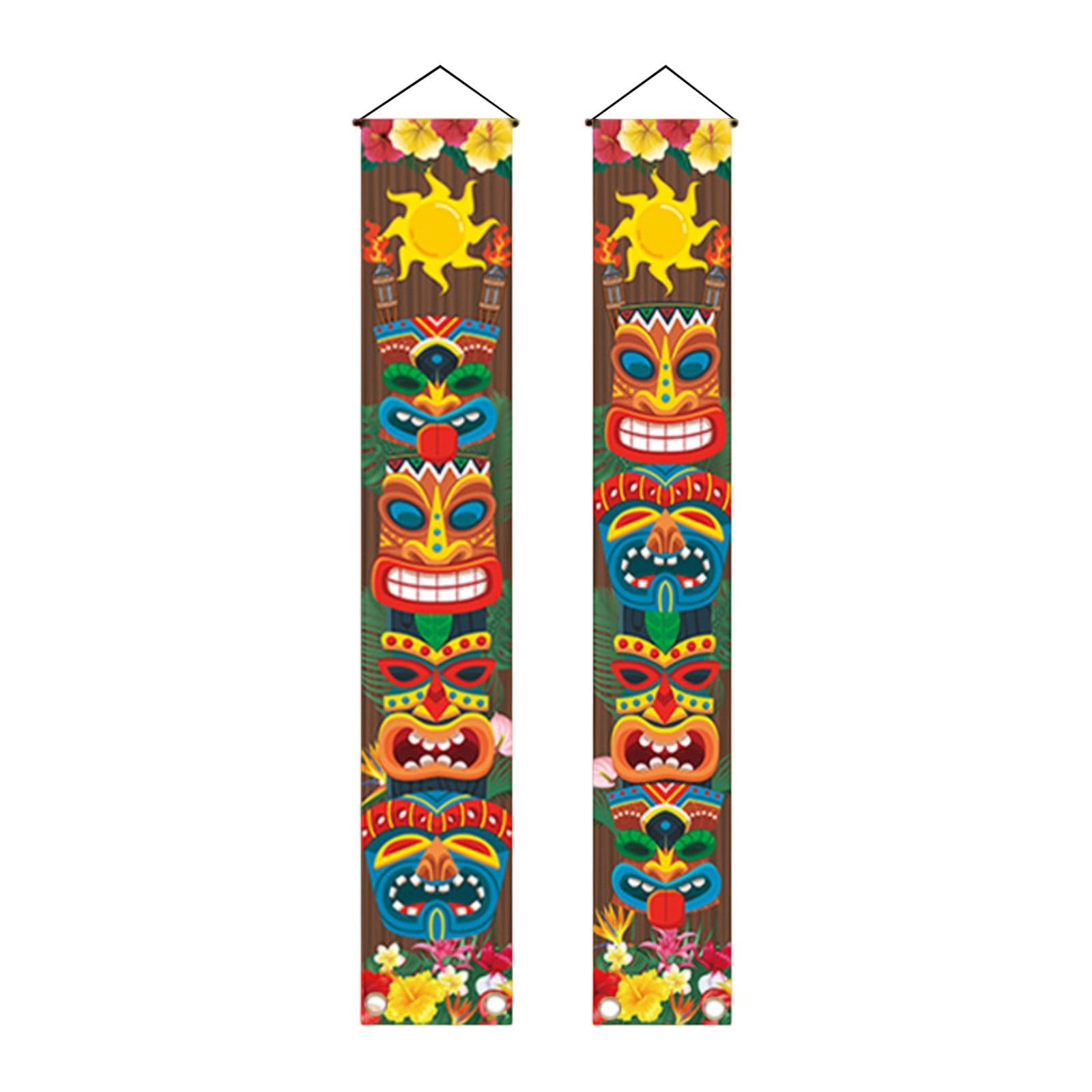 Hawaiian Party Decoration Banner, Luo Festival Couplet, Carnival, Beach ...