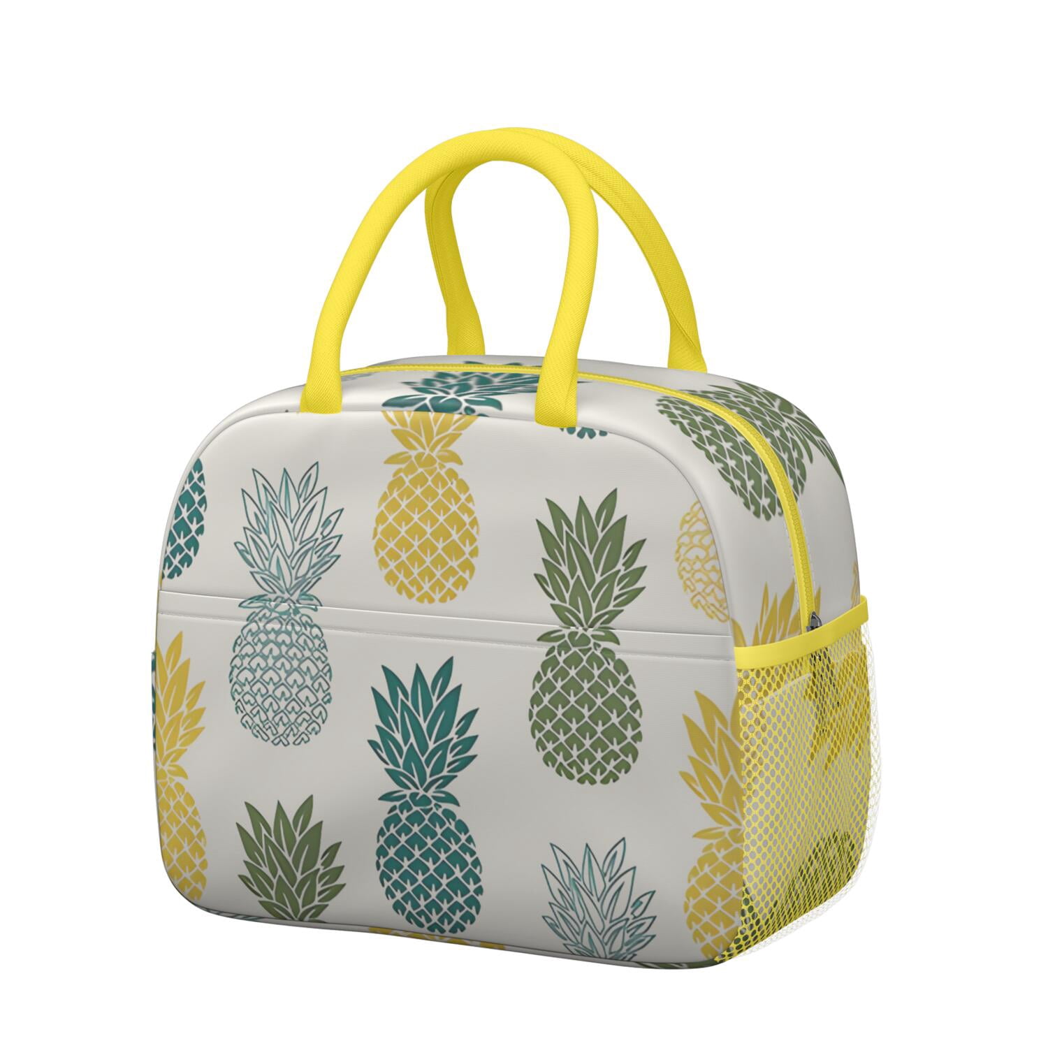Hawaiian Pineapple Lunch Box - Reusable Insulated & Durable Lunch Bag ...