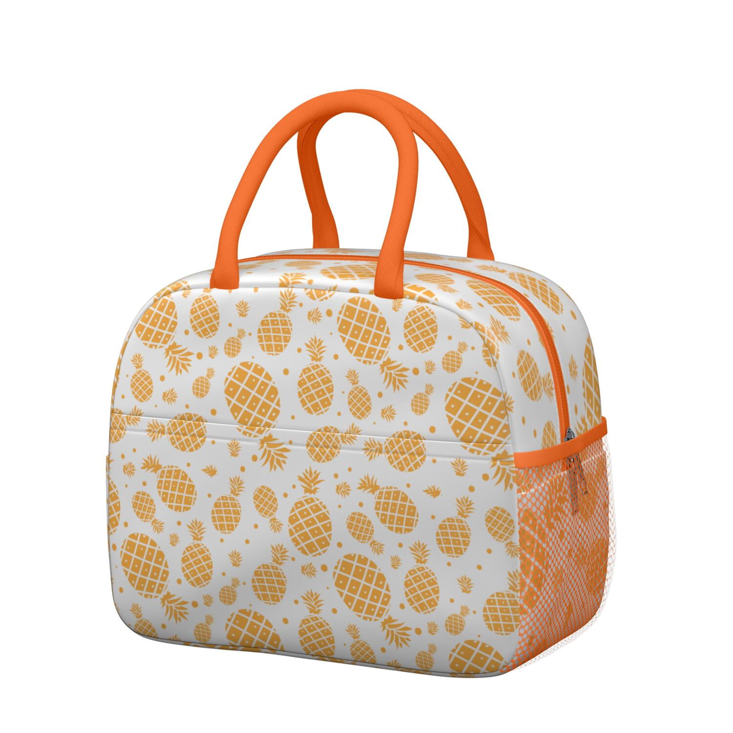 Hawaiian Pineapple Lunch Box - Reusable Insulated & Durable Lunch Bag ...