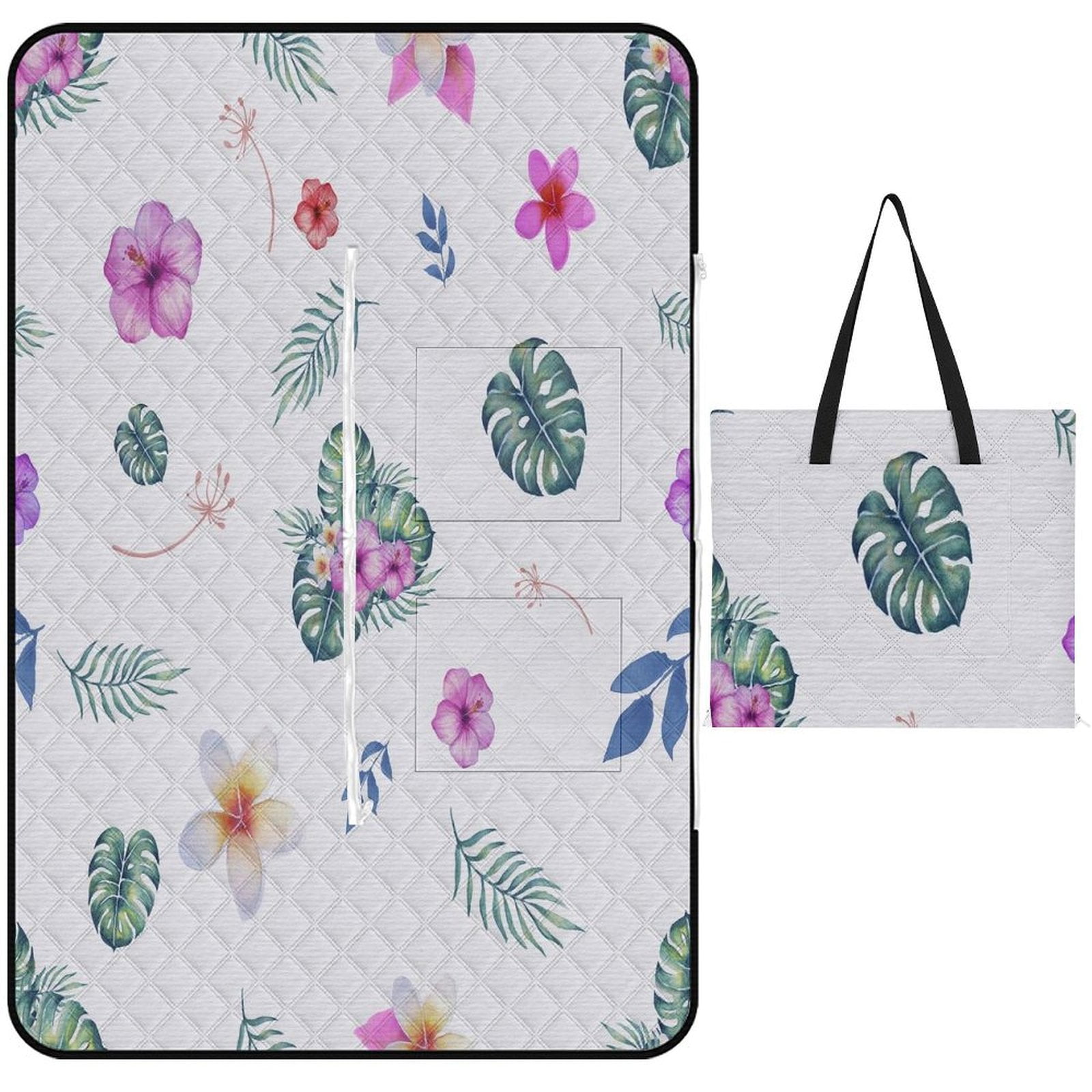 Hawaiian, Polynesian Waterproof Beach Mat Folding Mattress Portable ...