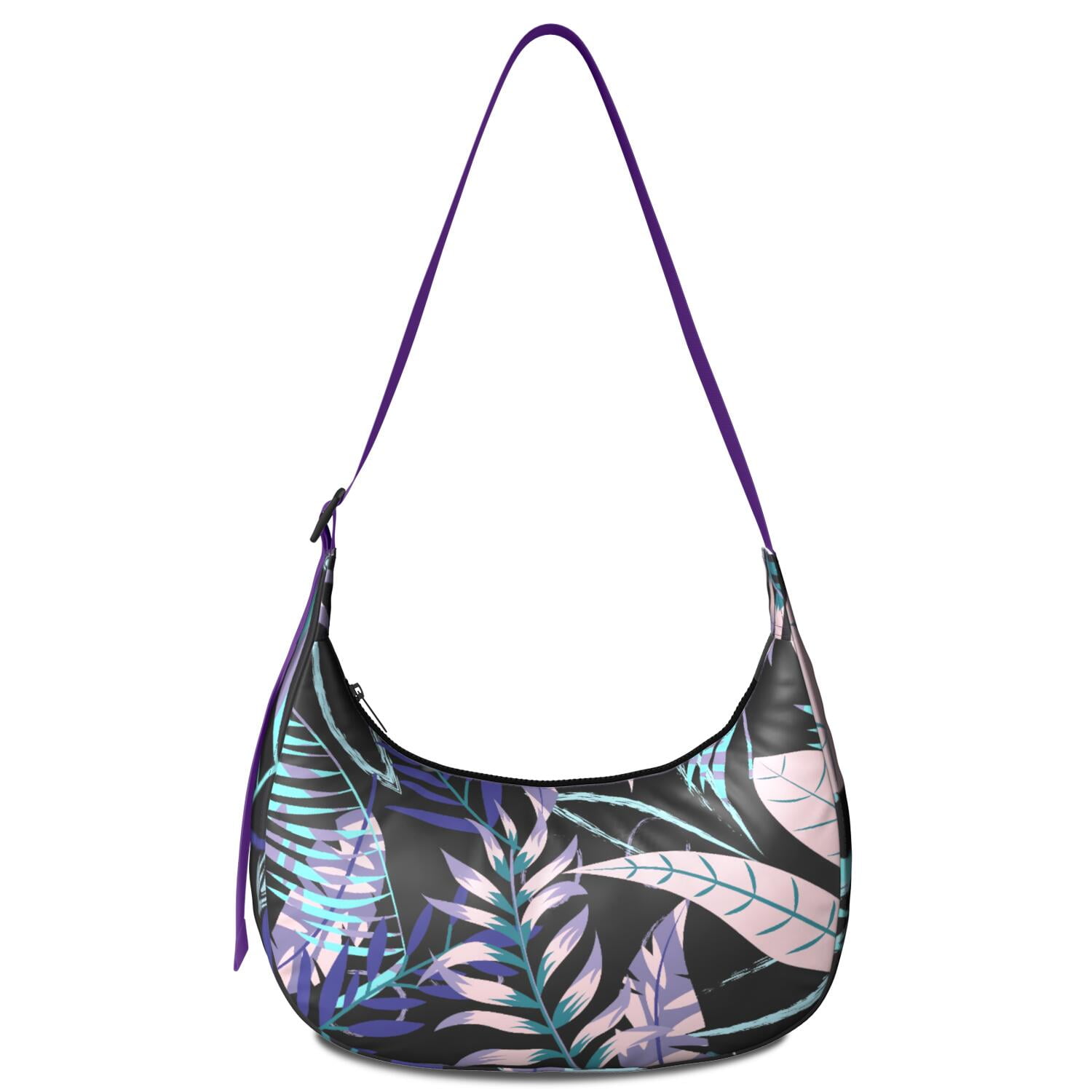 Hawaiian Print Crossbody Handbag for Women, Durable Water-Resistant ...