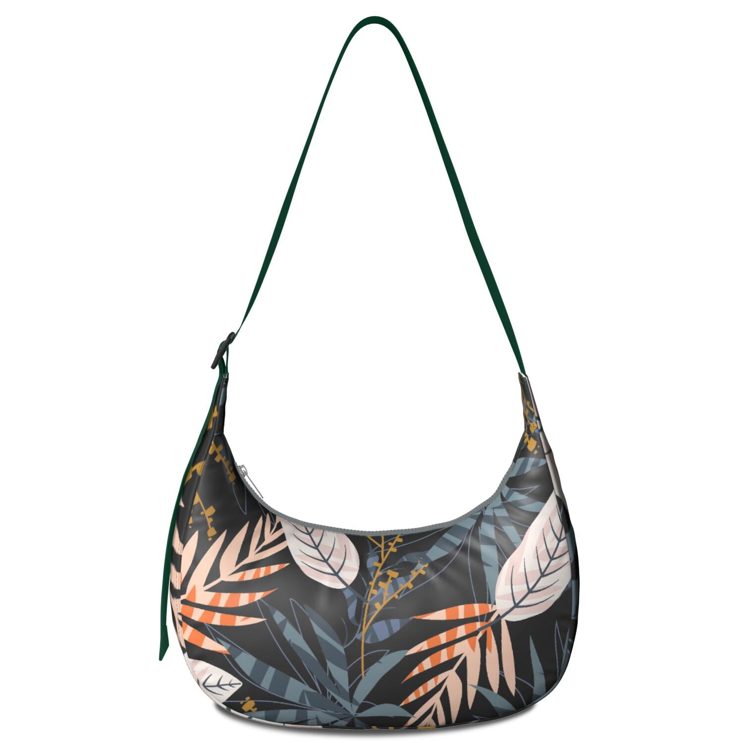 Hawaiian Print Crossbody Handbag for Women, Durable Water-Resistant ...